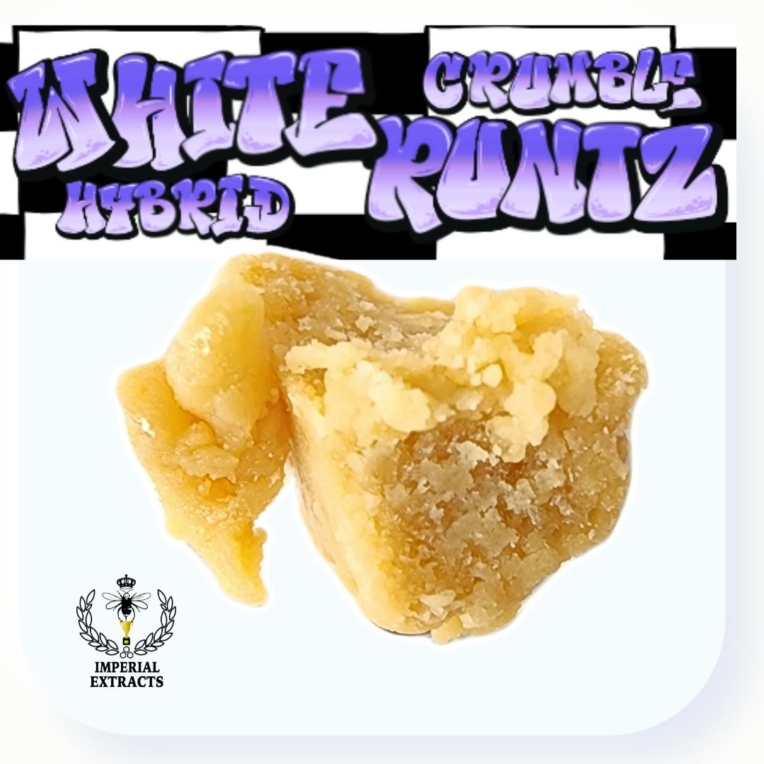White Runtz 1.0 g (Hybrid) Crumble - Imperial Extracts