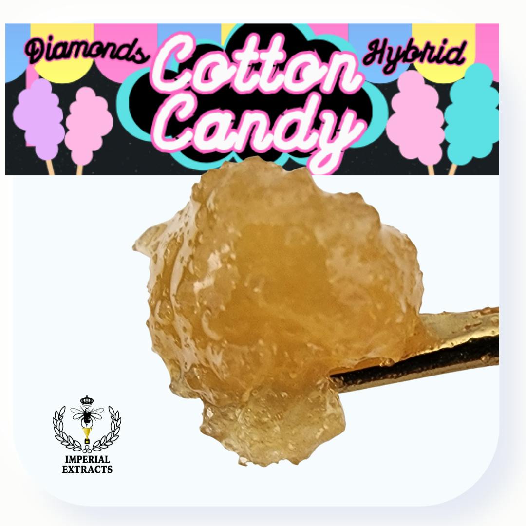 Cotton Candy 1.0 g (Hybrid) Diamonds/Sauce (THC-a) - Imperial Extracts