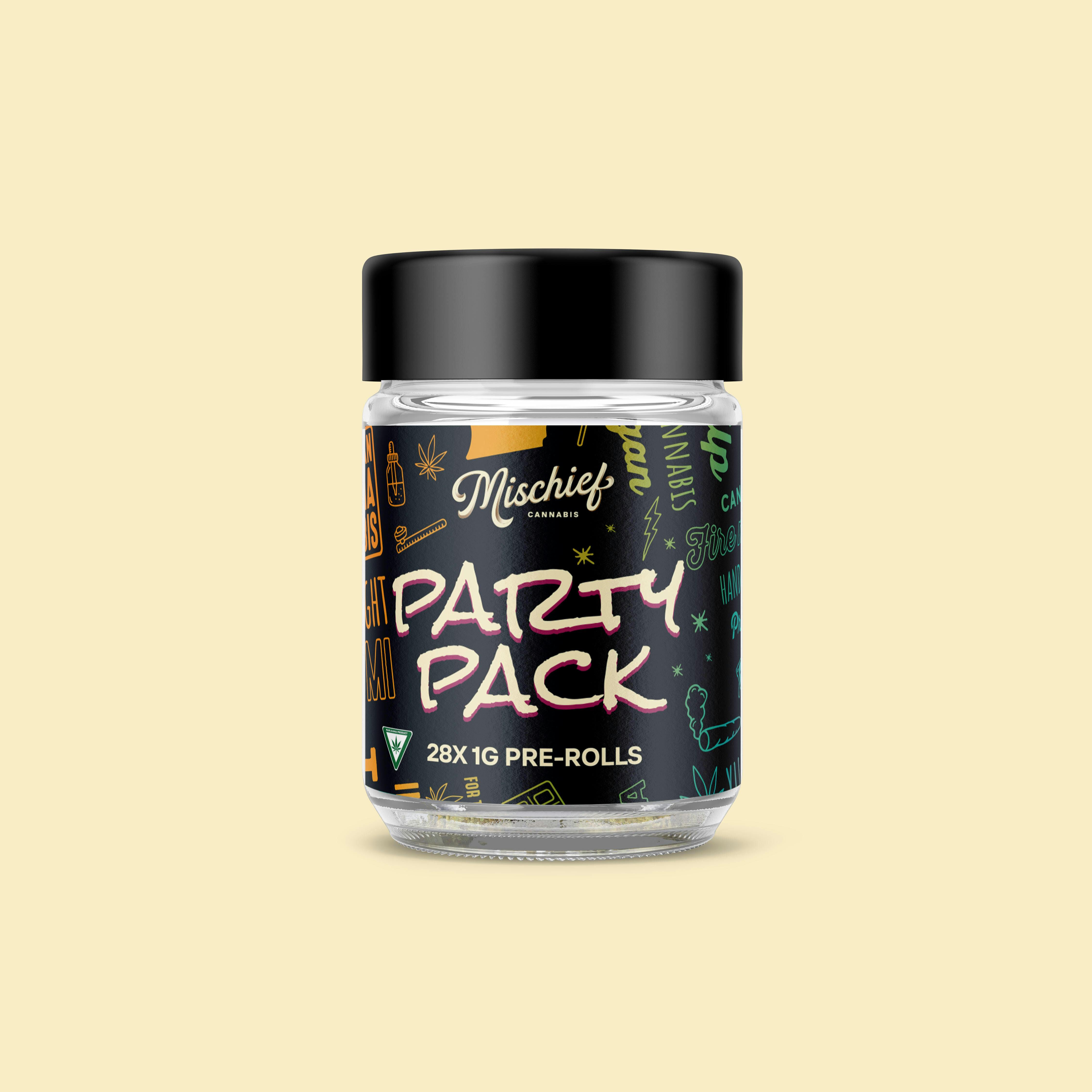 Mischief | LA Kush Cake x Kush Mintz | Pre-Roll Pk | 28g 28pk - NOBO