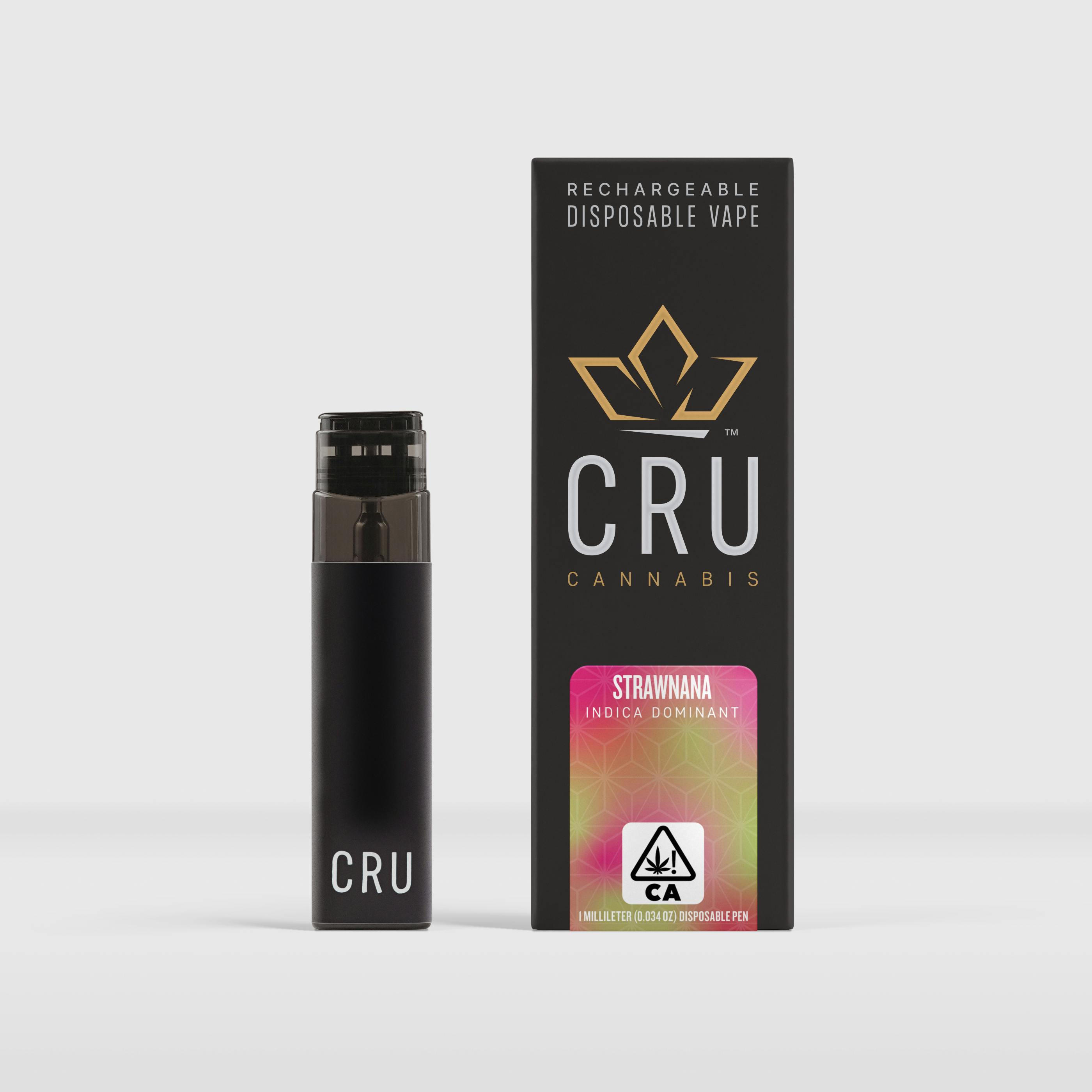 Strawnana (1ml Disposable Pen) - CRU Cannabis