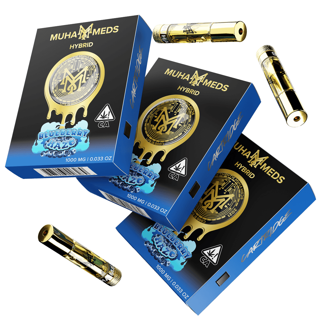 Blueberry Haze (H) - Distillate Cart - 1g - Muha Meds Blueberry Haze (H) - Distillate Cart - 1g - Muha Meds