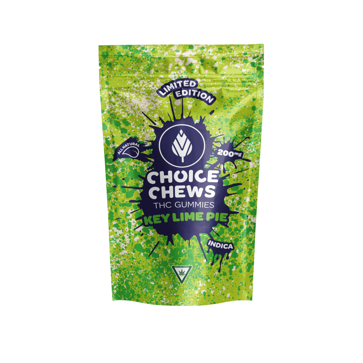 Choice Chews - Key Lime Pie (Indica) - 200mg - Choice Chews