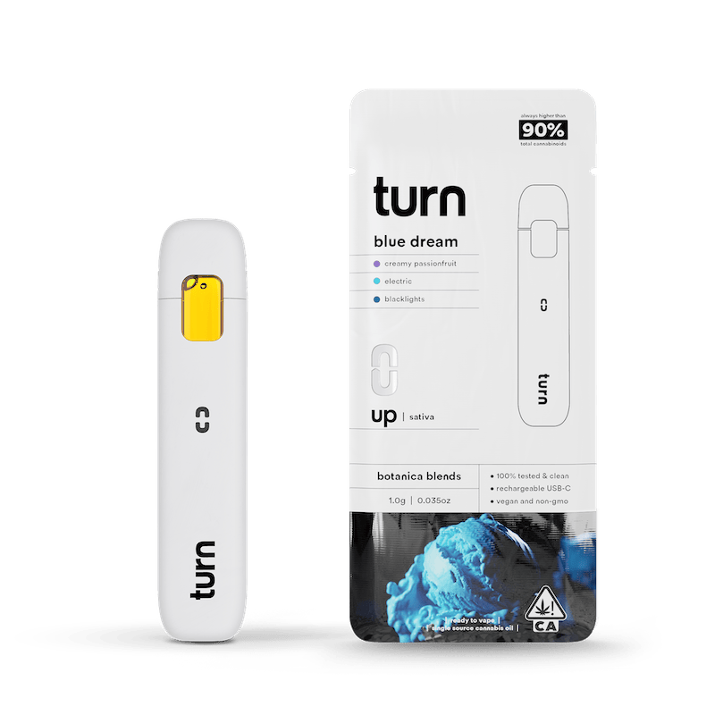 1.0g AIO | blue dream | botanica blends | up | - turn