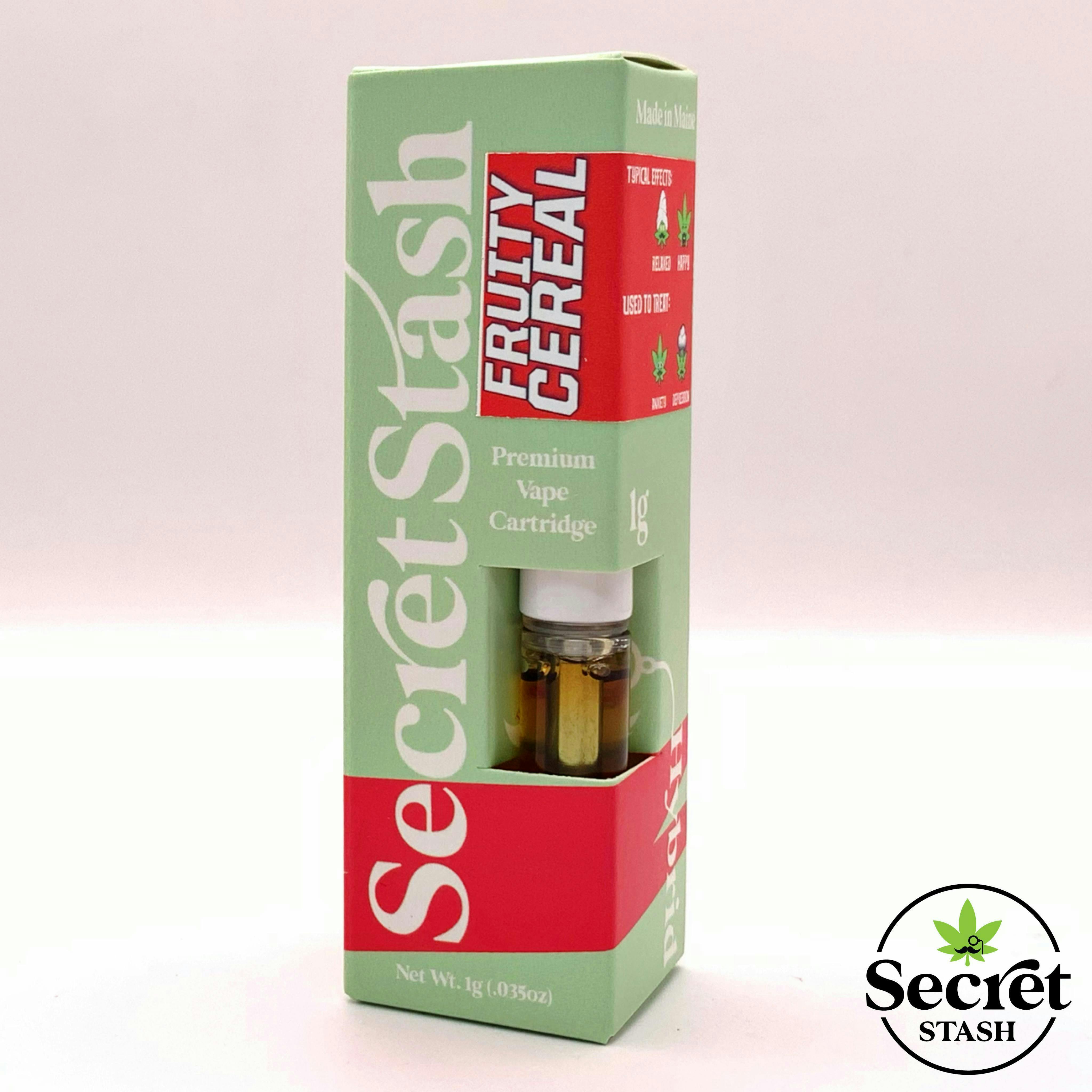 Secret Stash | THC Distillate Cartridge | Fruity Cereal | 1g - Secret Stash