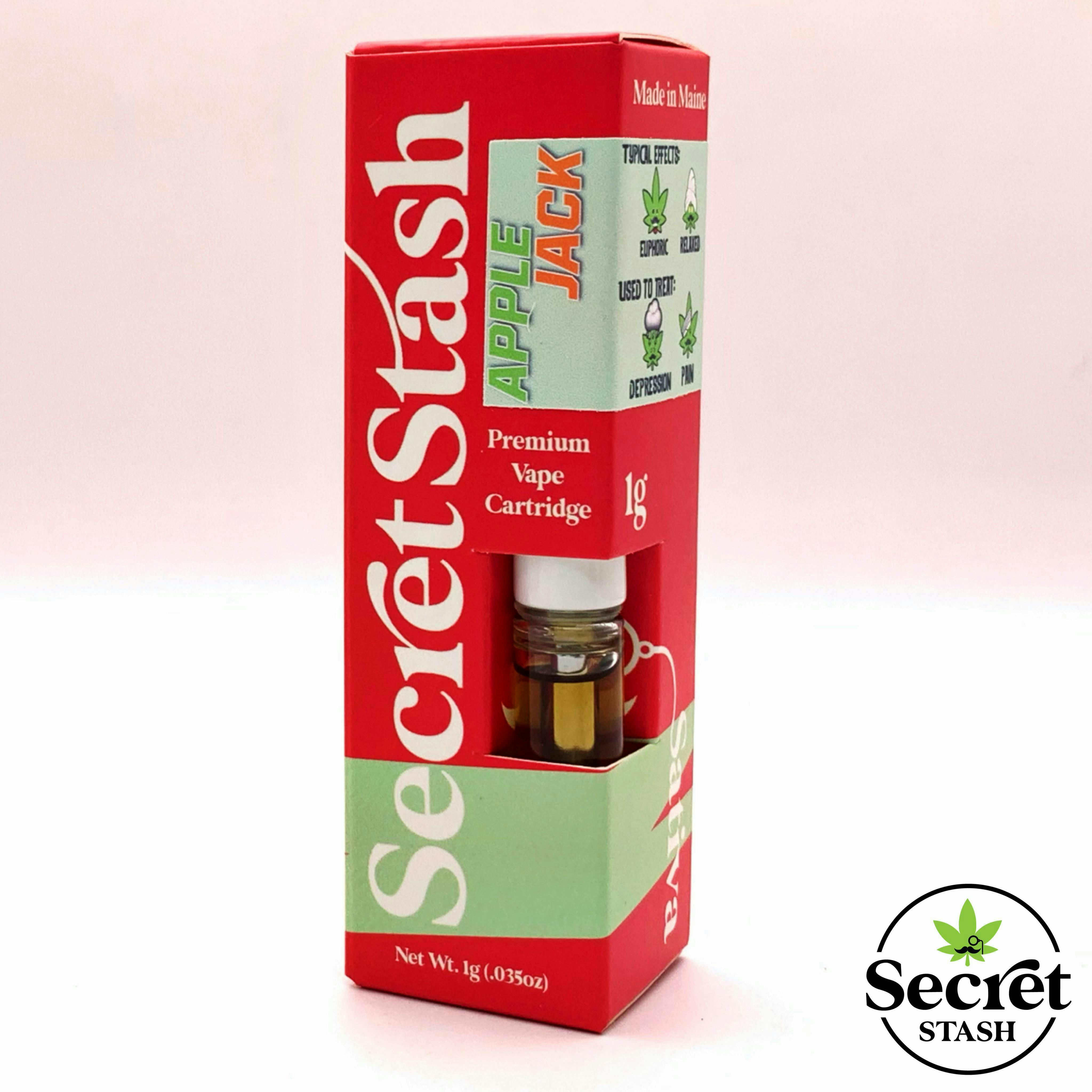 Secret Stash | THC Cart | Sativa | Apple Jack | 1g - Secret Stash