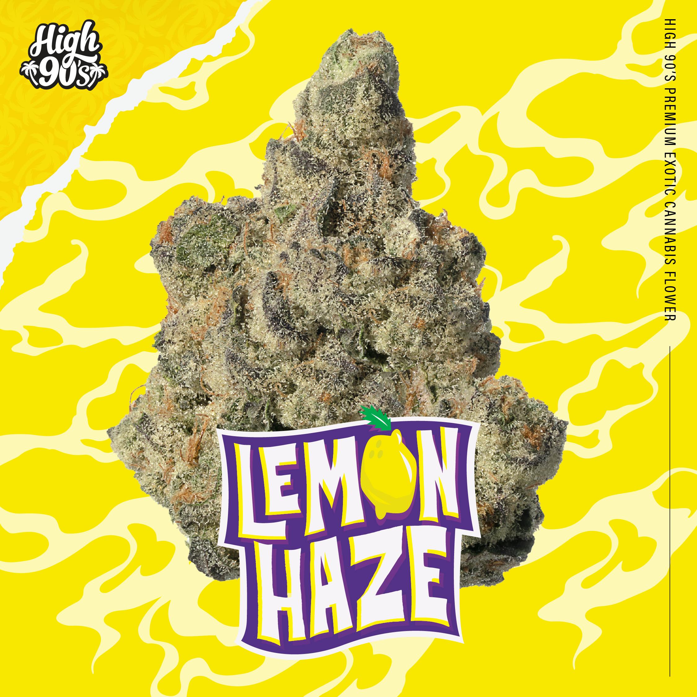 High 90s : Lemon Haze 3.5g Flower - HIGH 90s