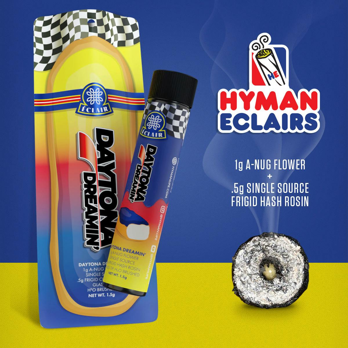 Daytona Dreamin | 1.5G Eclair Handcraft | HYMAN | MED - HYMAN