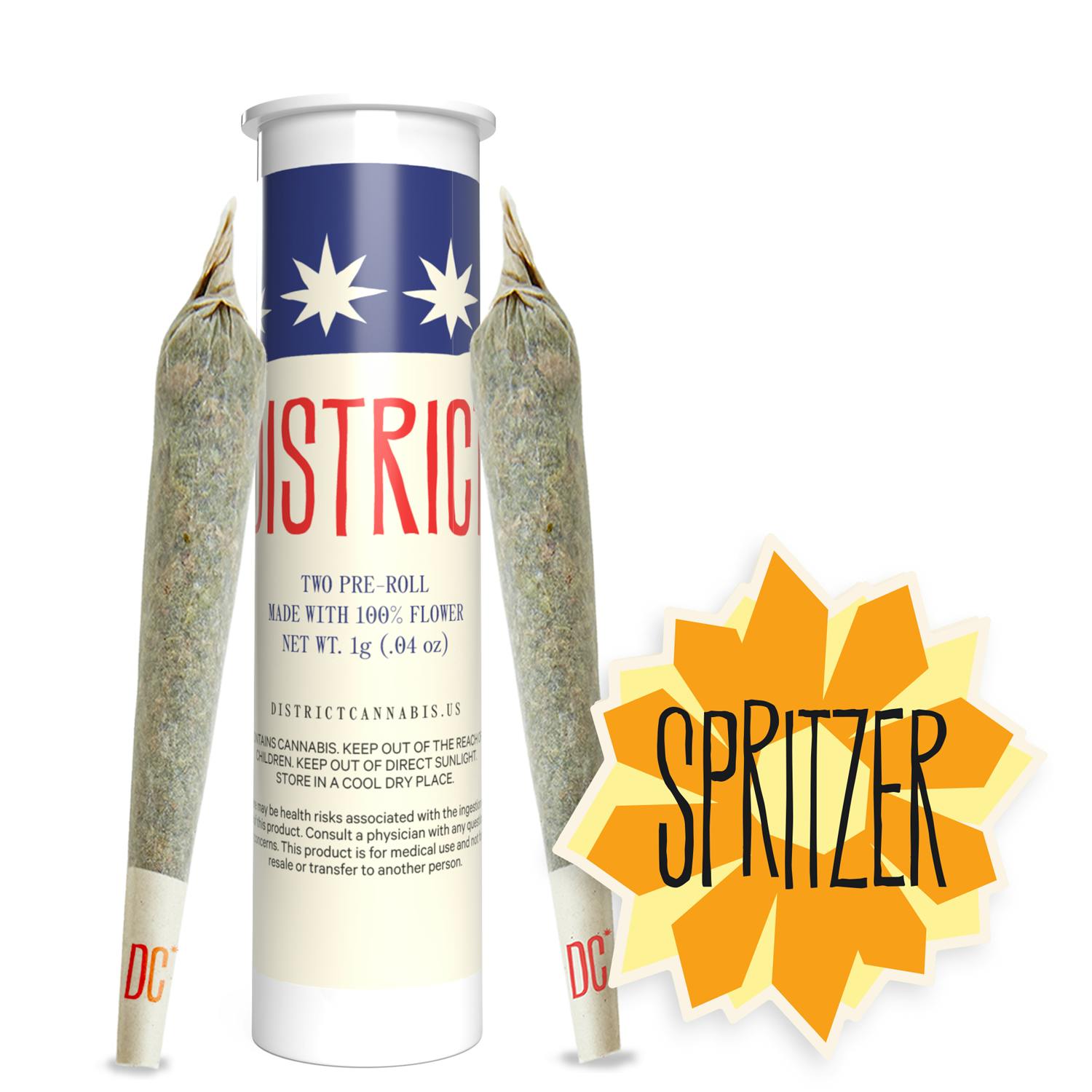 Spritzer Pre-Roll Pack 2ct - District Cannabis