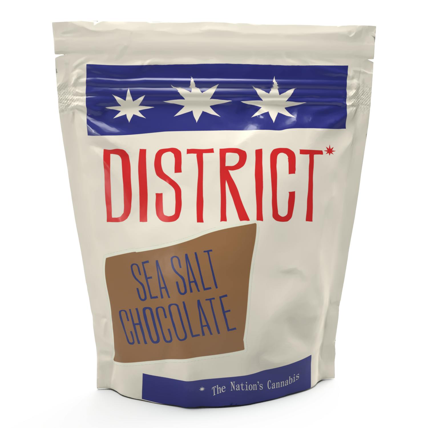 Sea Salt Chocolate - 50mg THC - District Cannabis