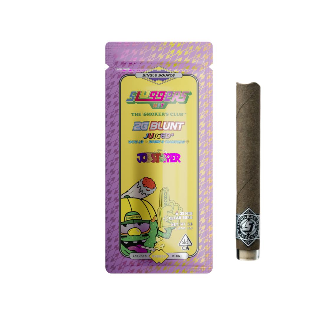Sluggers x Smoker's Club | Jobstopper | 2g Infused Blunt - Sluggers Hit Sluggers x Smoker's Club | Jobstopper | 2g Infused Blunt - Sluggers Hit
