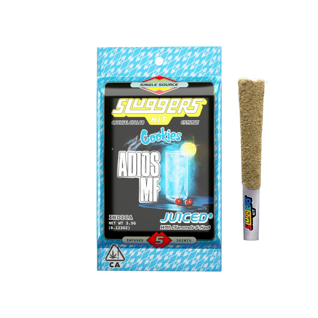 Sluggers x Cookies | Adios MF | Infused 3.5g 5pk - Sluggers Hit Sluggers x Cookies | Adios MF | Infused 3.5g 5pk - Sluggers Hit