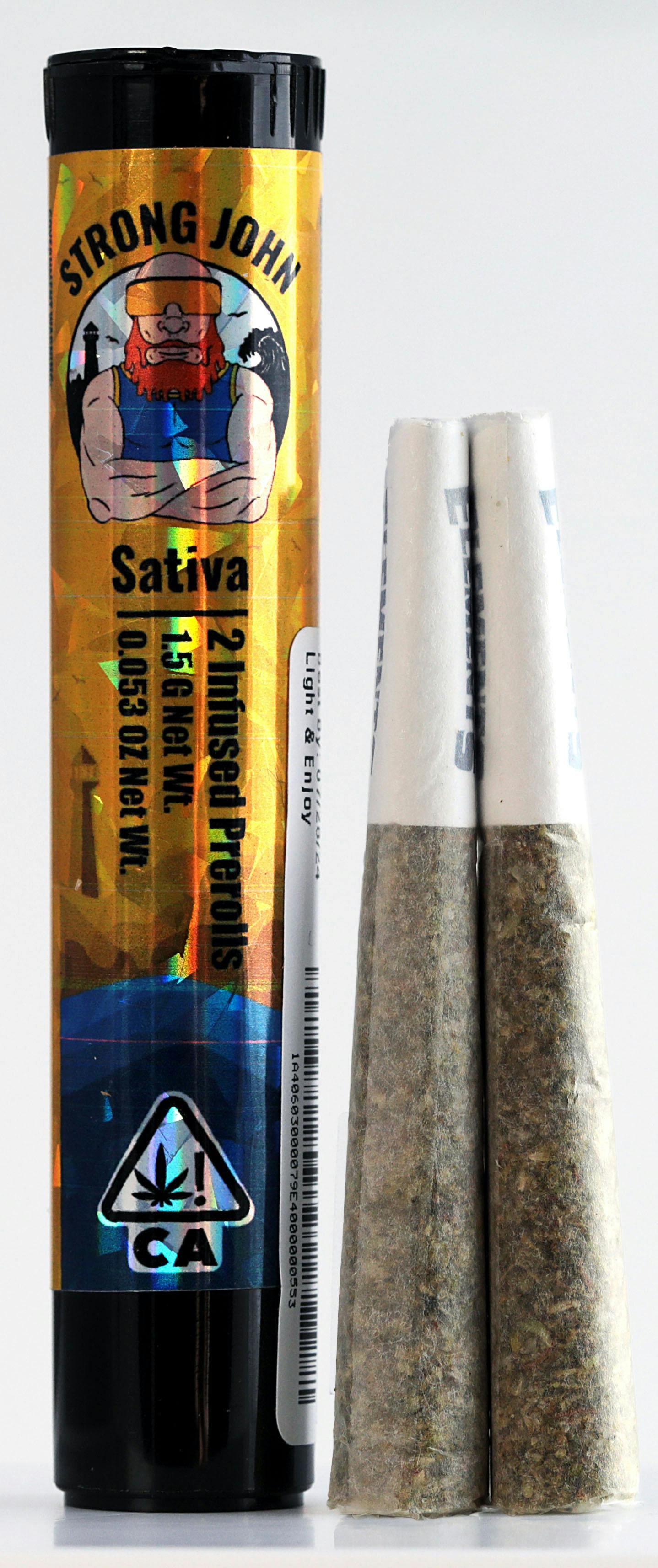 Blue Dream x Mimosa Infused Pre Roll - 2pk - Strong John Extracts