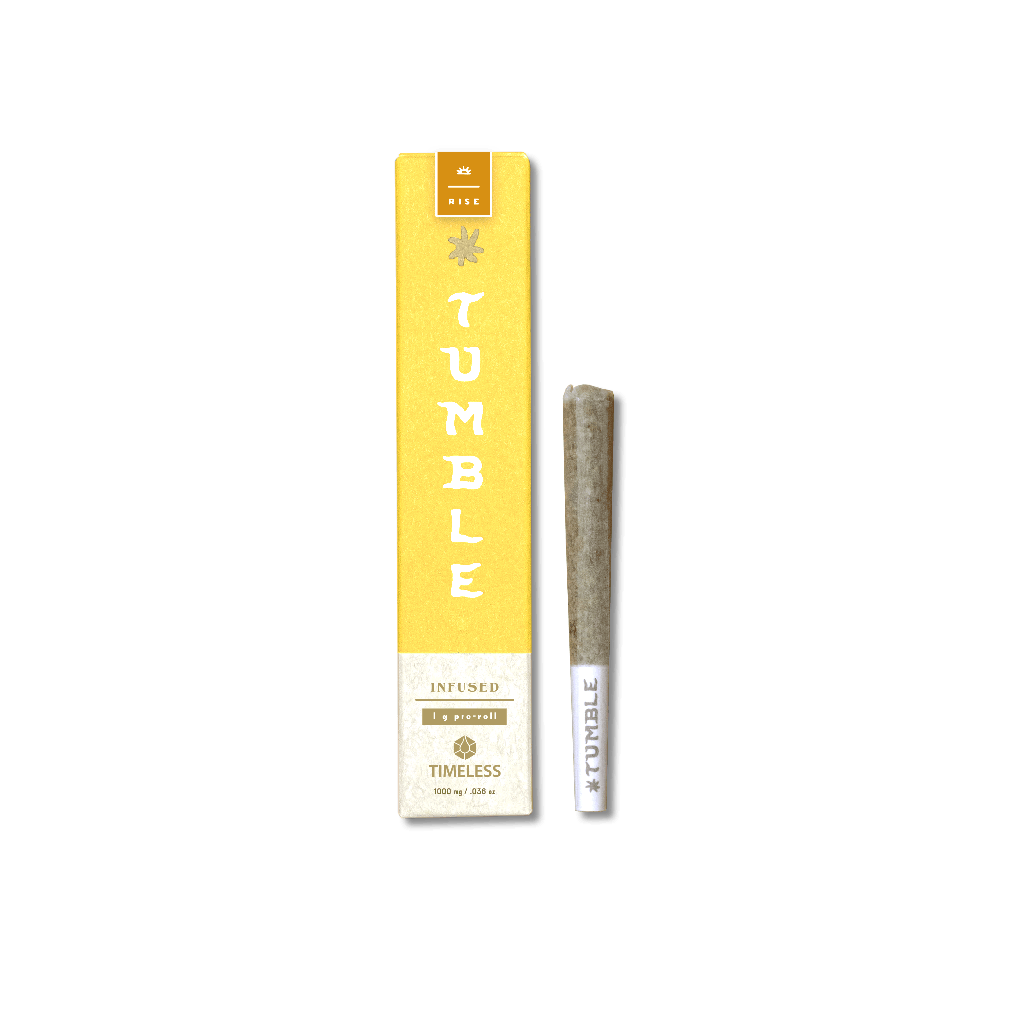 Tumble Alaskan Thunder 1g Infused Pre Roll - Timeless Vapes
