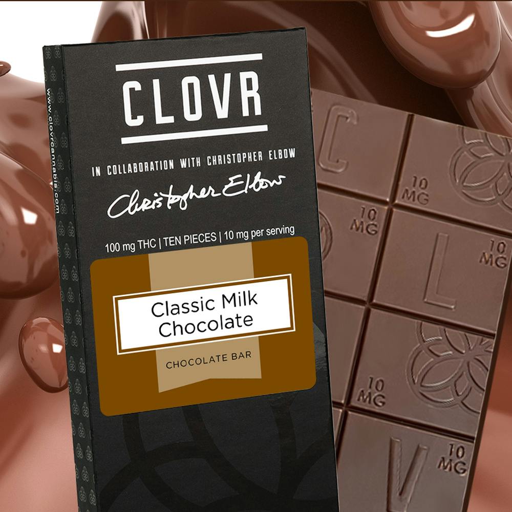 CLOVR - 100mg - Chocolate Bar - Classic Milk - CLOVR