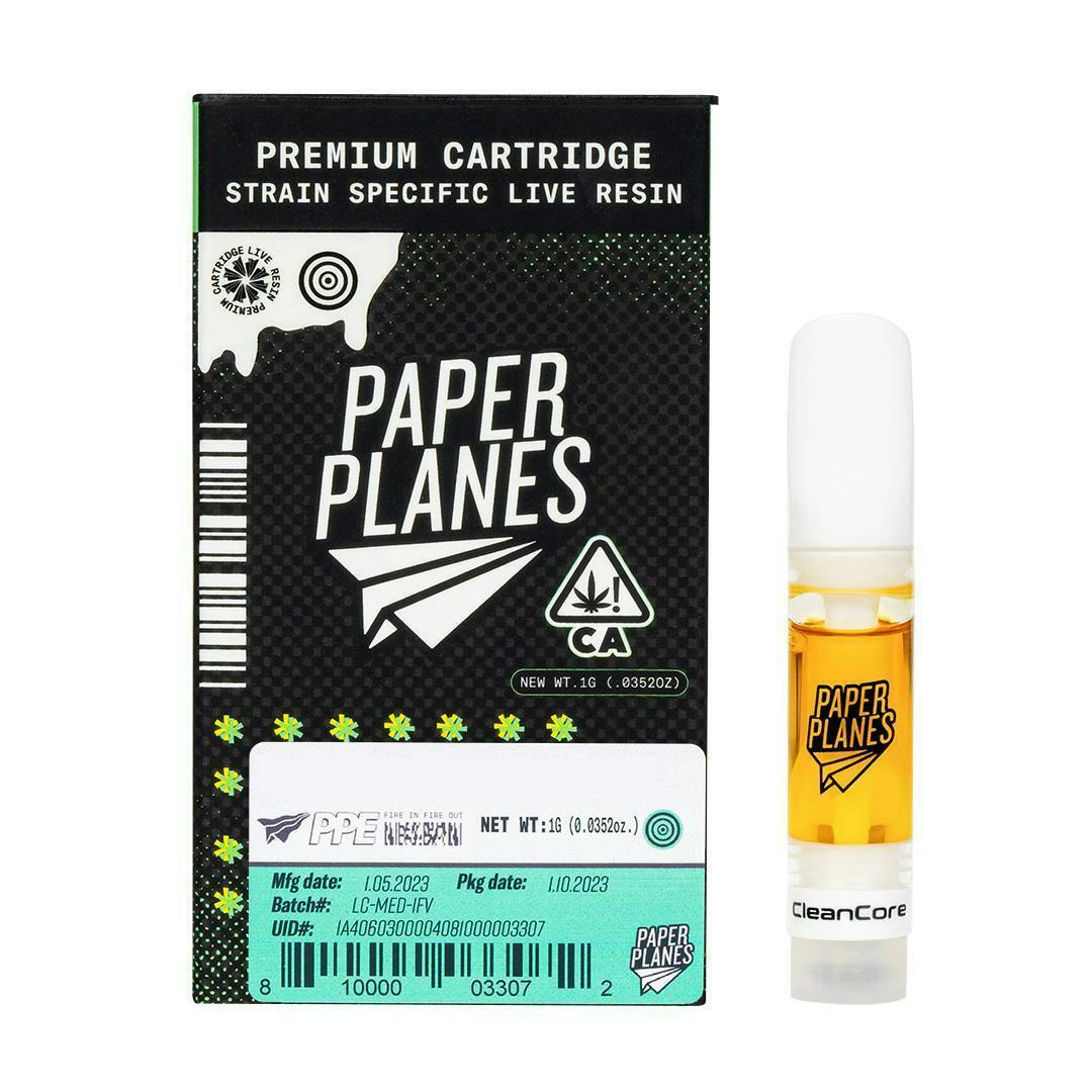 Hindu Z Papaya x OG | 1 g | Live Resin Vape Cartridge - Paper Planes ...