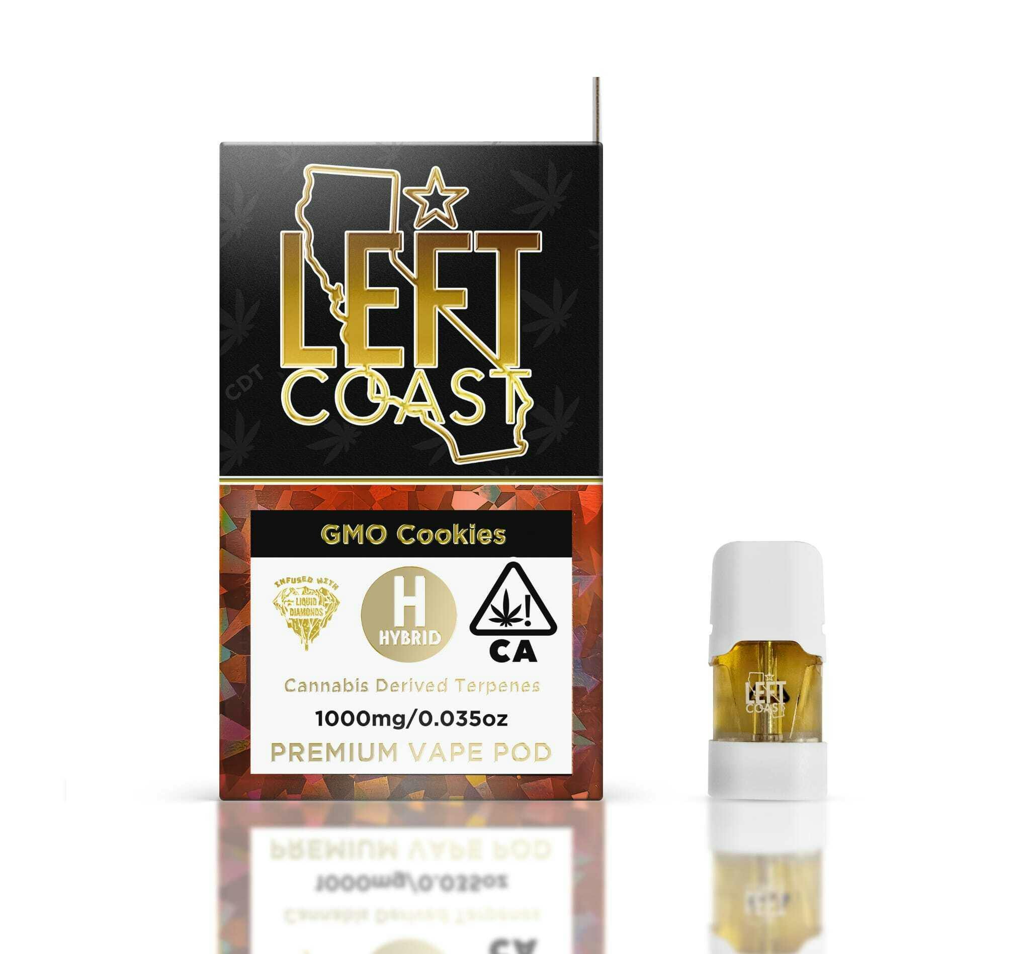 GMO Cookies - CDT Premium 1G Pod - LEFT COAST