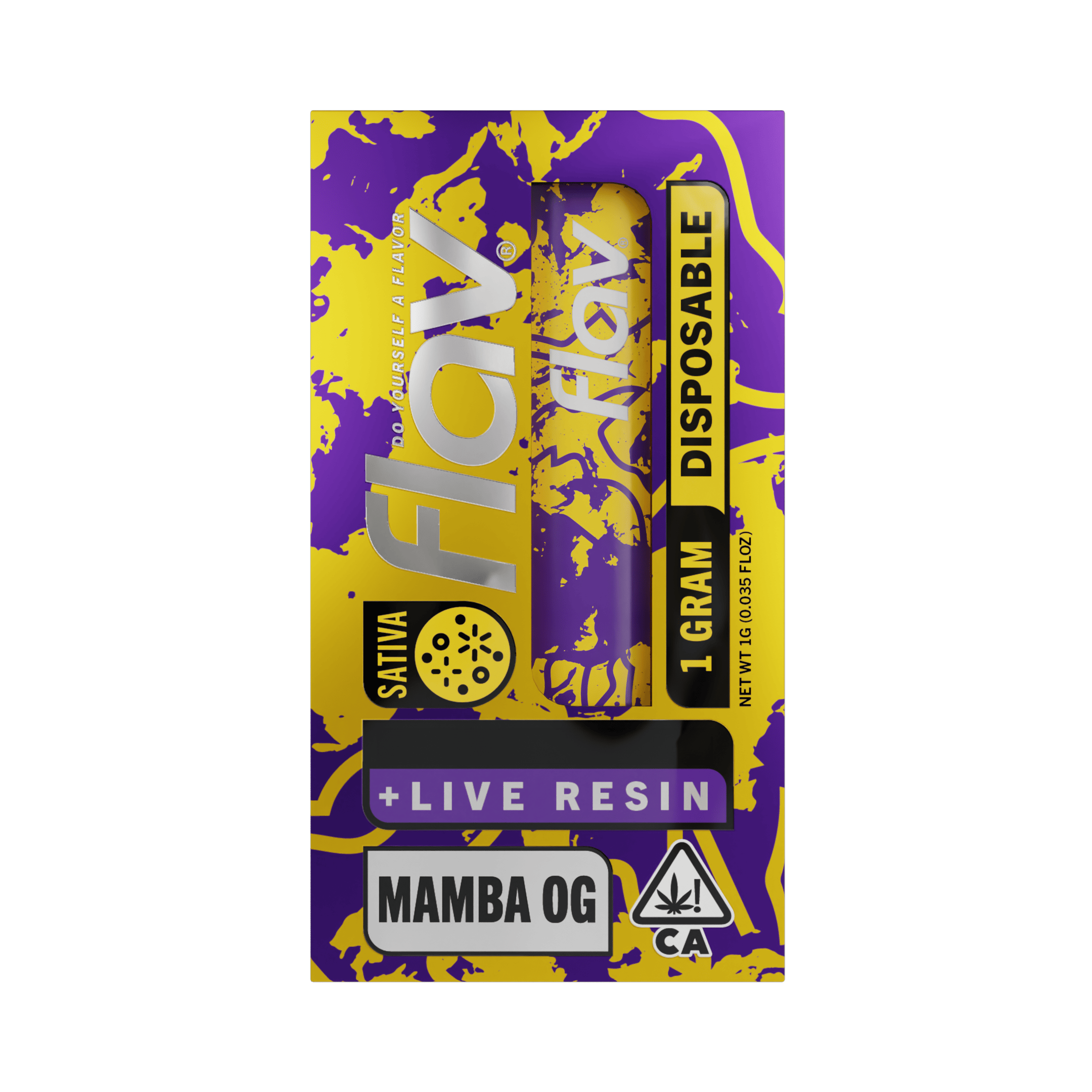 Vape - All In One - 1.0g - Live Resin - Mamba OG - Sativa - Flav