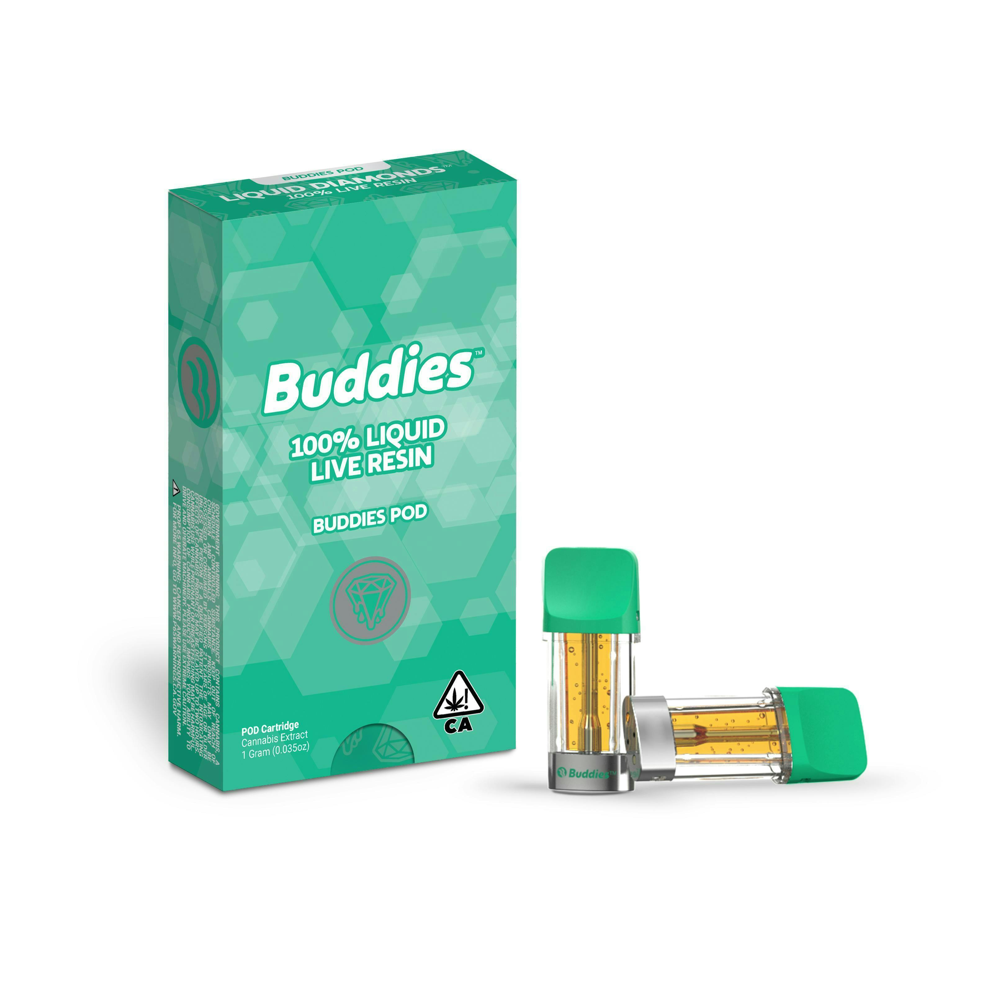 Live Resin Pink Runtz 1g Pod (H) - Buddies Brand Live Resin Pink Runtz 1g Pod (H) - Buddies Brand