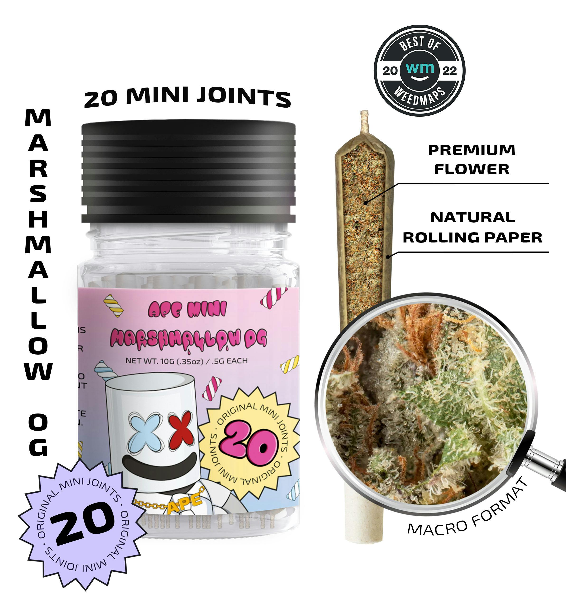 Marshmallow OG — 20 original mini joints (10g | 0.5g each) - MAGIC ...