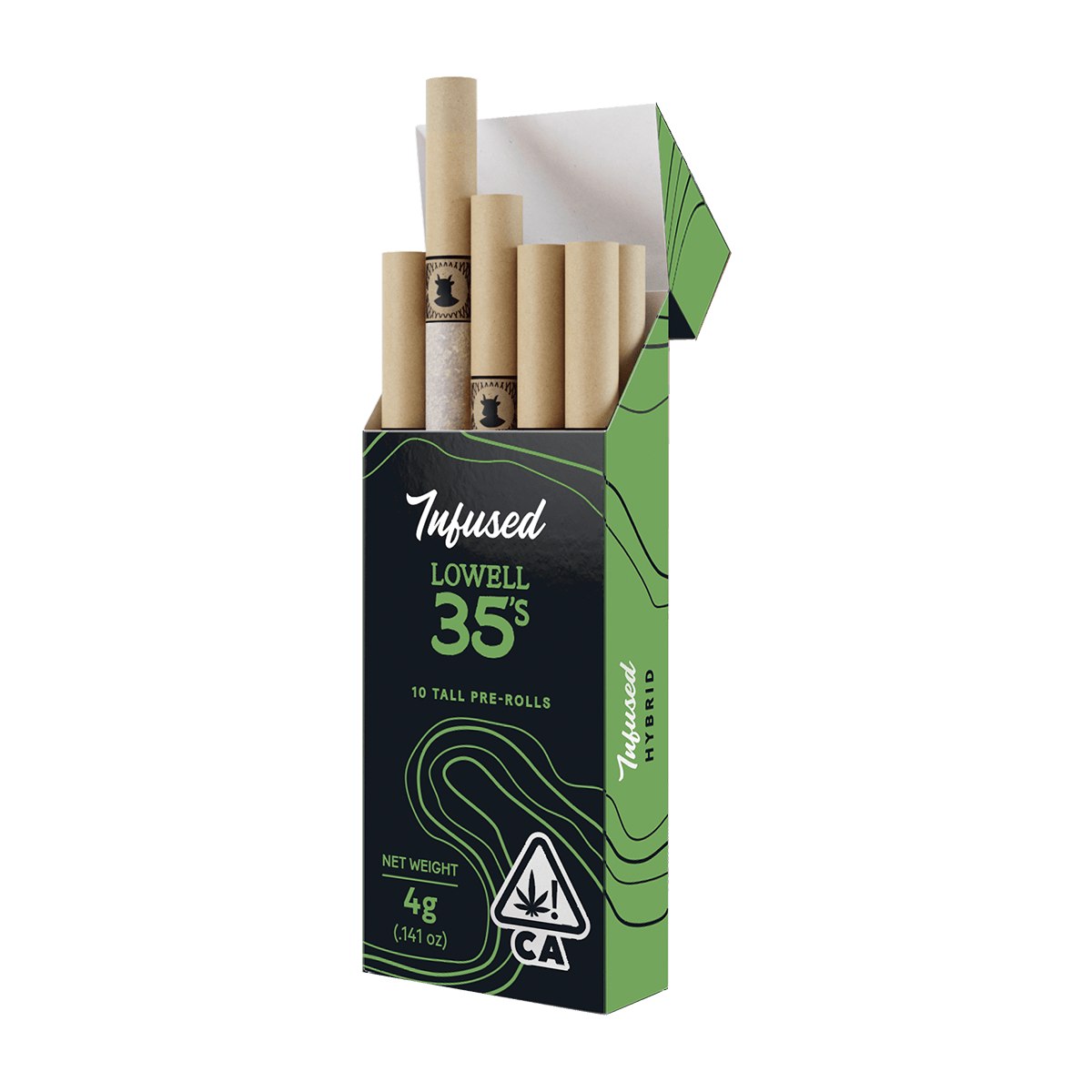 Lowell Infused 35's | 4g Pre-Roll Pack | Mind Safari Hybrid - Lowell ...