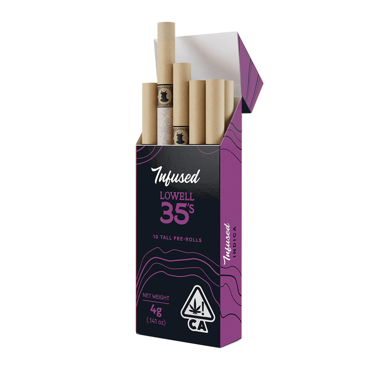 Lowell Infused 35's | 4g Pre-Roll Pack | Stargazer Indica - Lowell Herb Co.