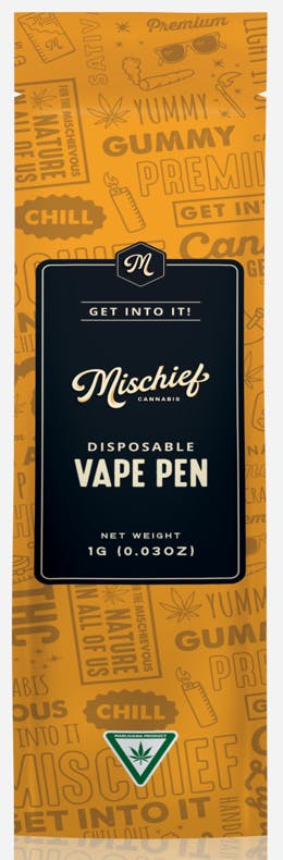 Mischief | Strawberry Cough | Disposable Cartridge | 1g - Mischief