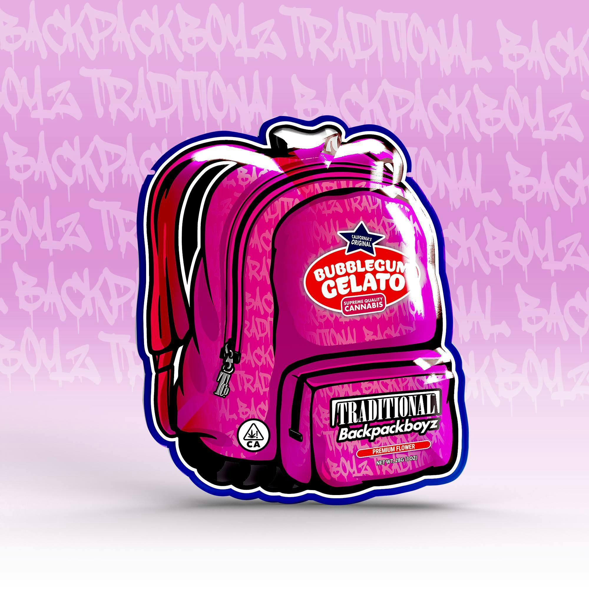 Traditional x Backpack Boyz - Bubblegum Gelato 28g - Traditional