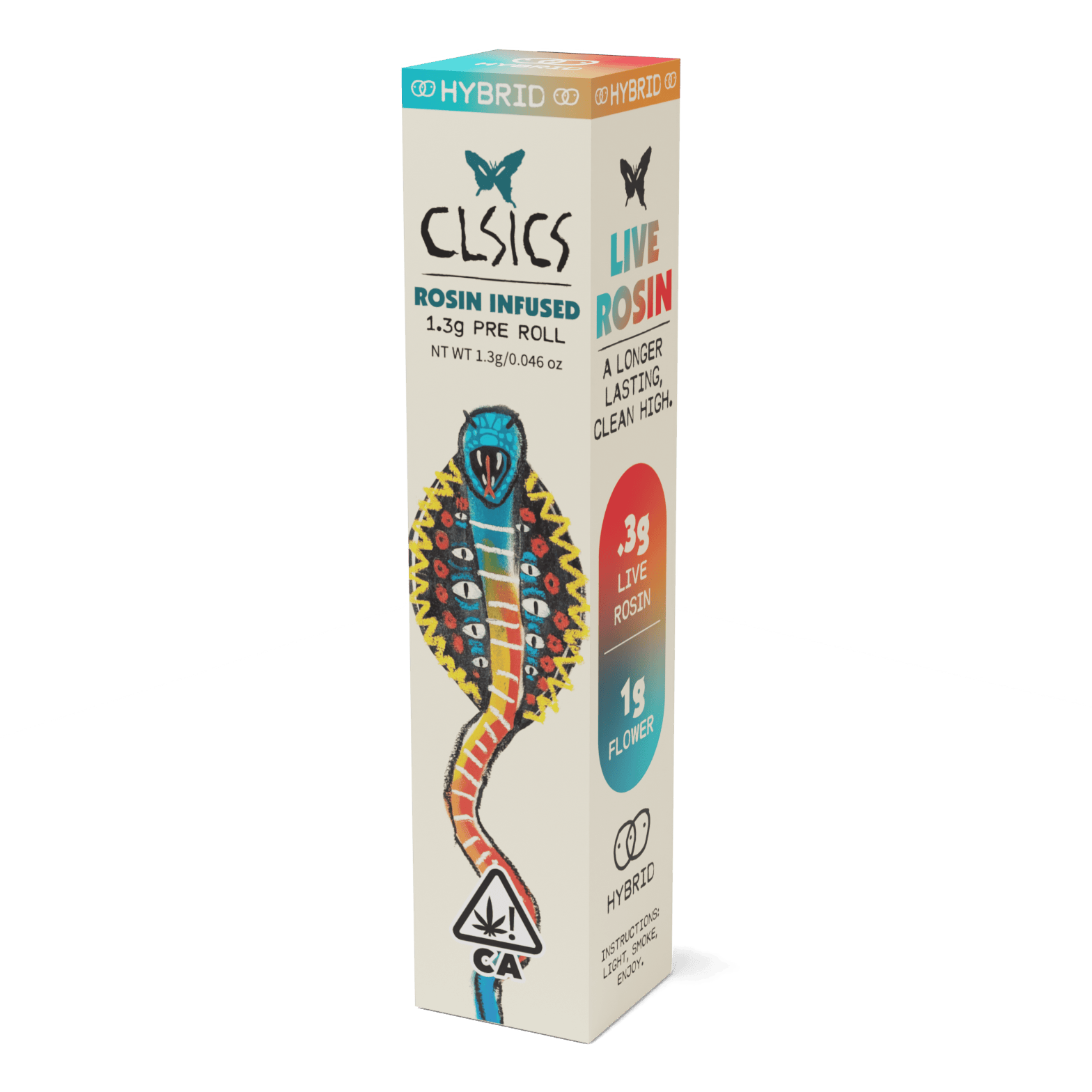 CLSICS Rosin & Rosin Infused Pre Rolls Lemon Pepper/Donny Burger - 1.3g ...