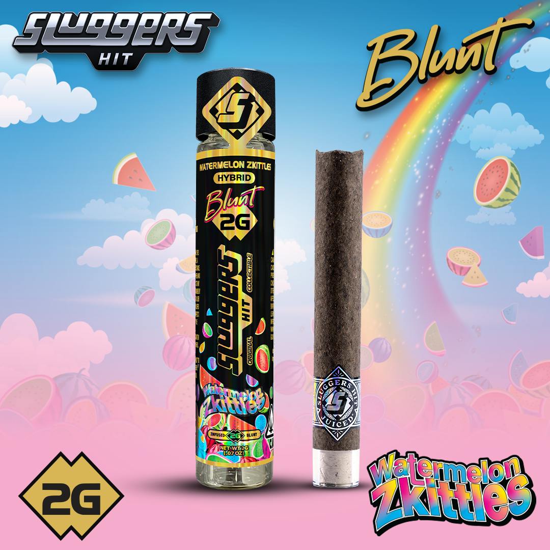 Sluggers - Infused Blunt - 2g - Watermelon Zkittlez - Sluggers Hit