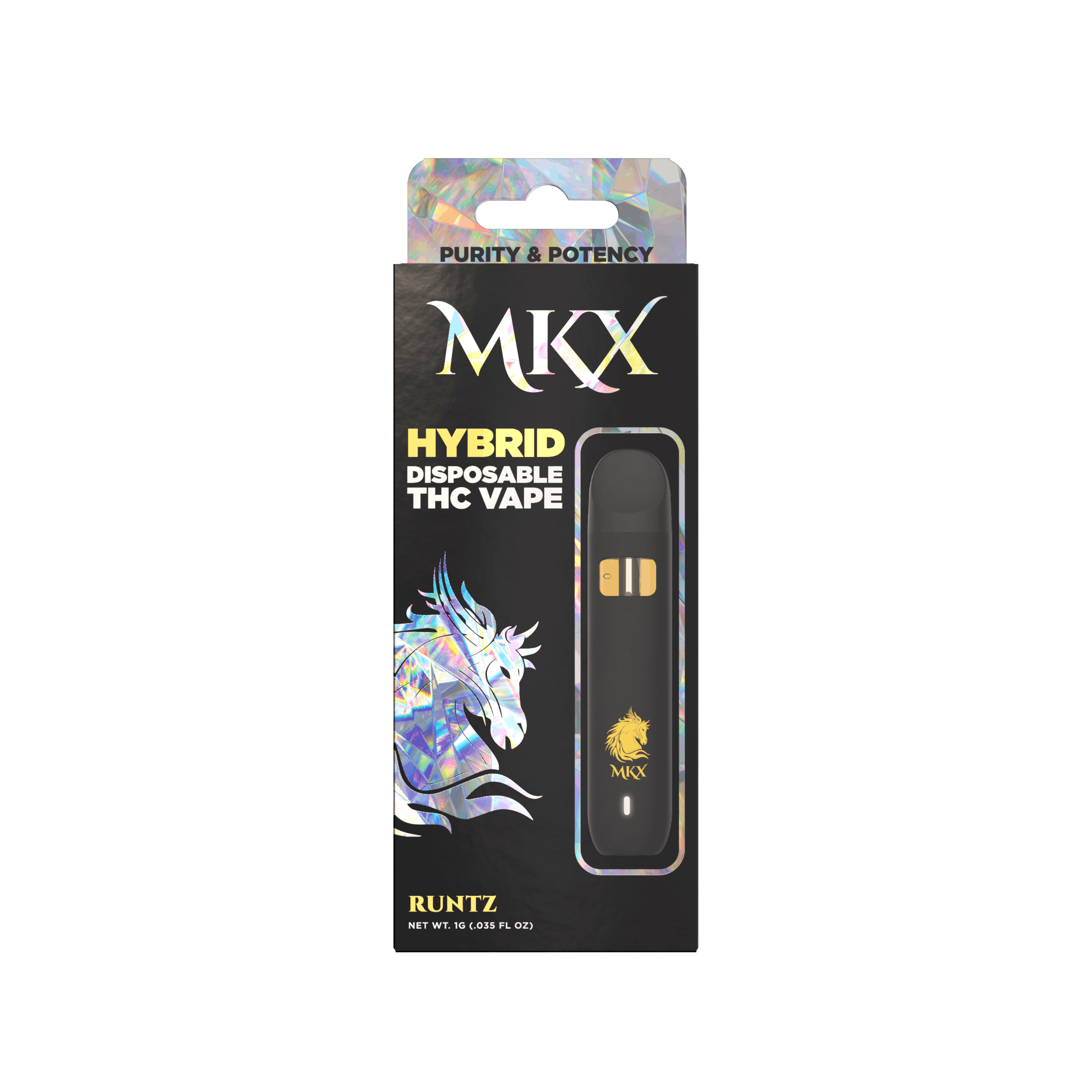 THC Disposable Vape- Runtz - MKX Oil Co