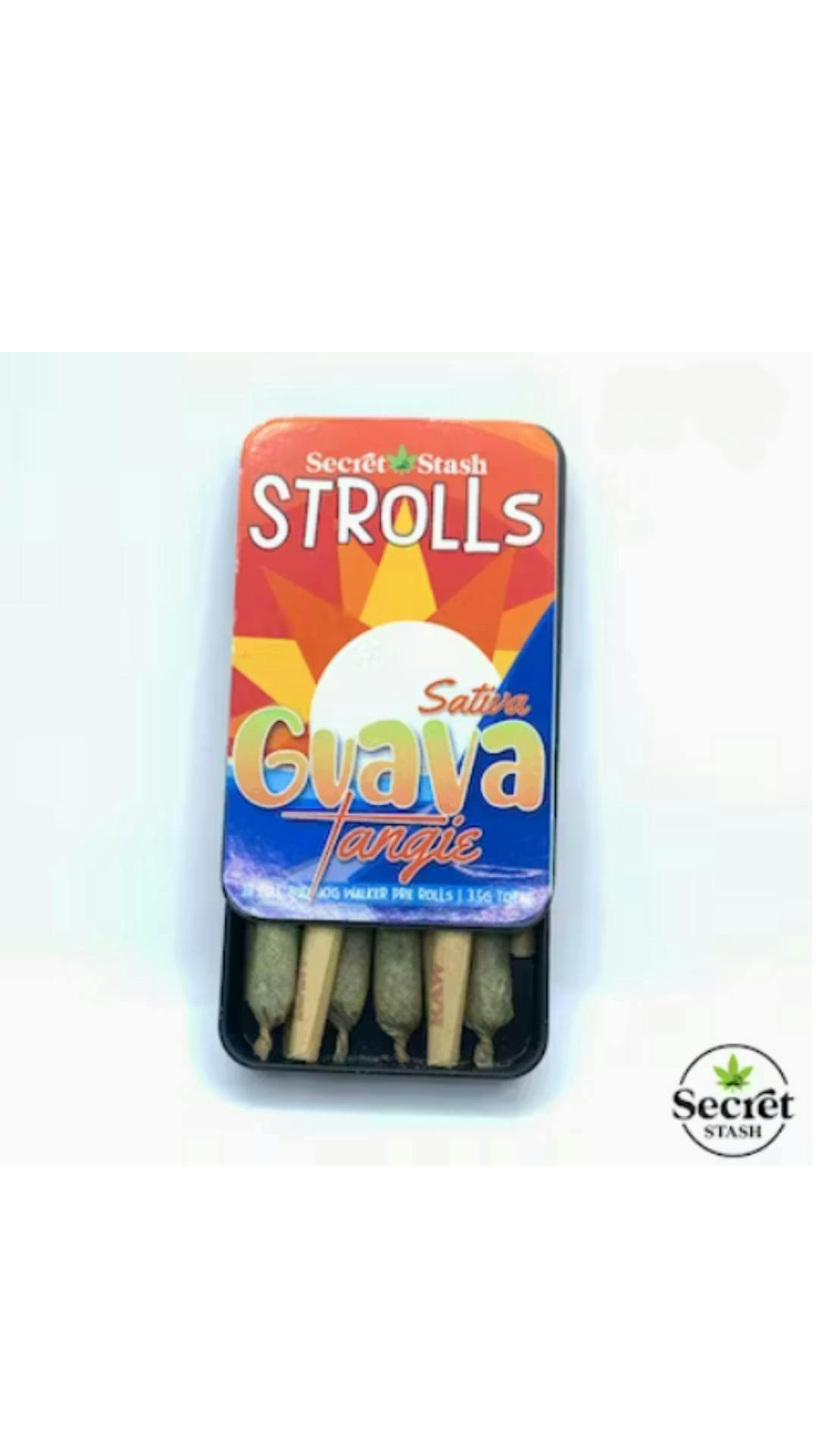 Secret Stash | Strolls | Guava Tangie | 10 pack pre rolls - Secret Stash