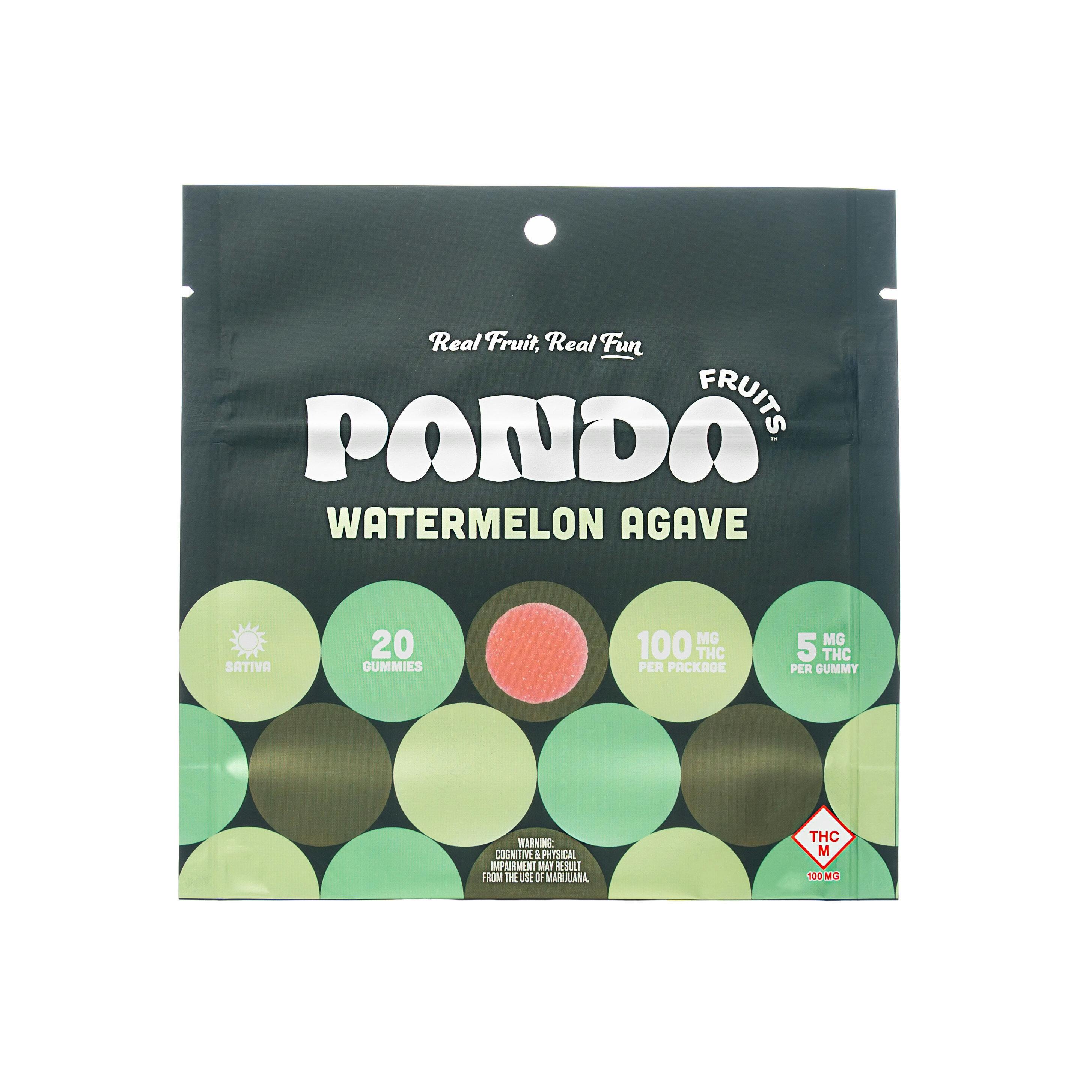 Panda Fruits Watermelon Agave 100mg - Nuthera