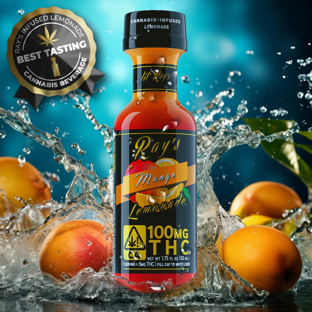 Mango lil' Ray's 100mg THC - Ray's Lemonade