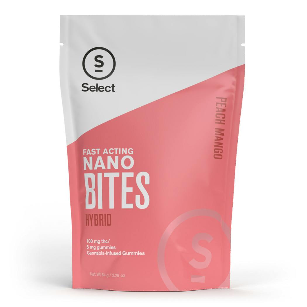 Peach Mango Nano Bites 20pk (100mg) | Hybrid - Select