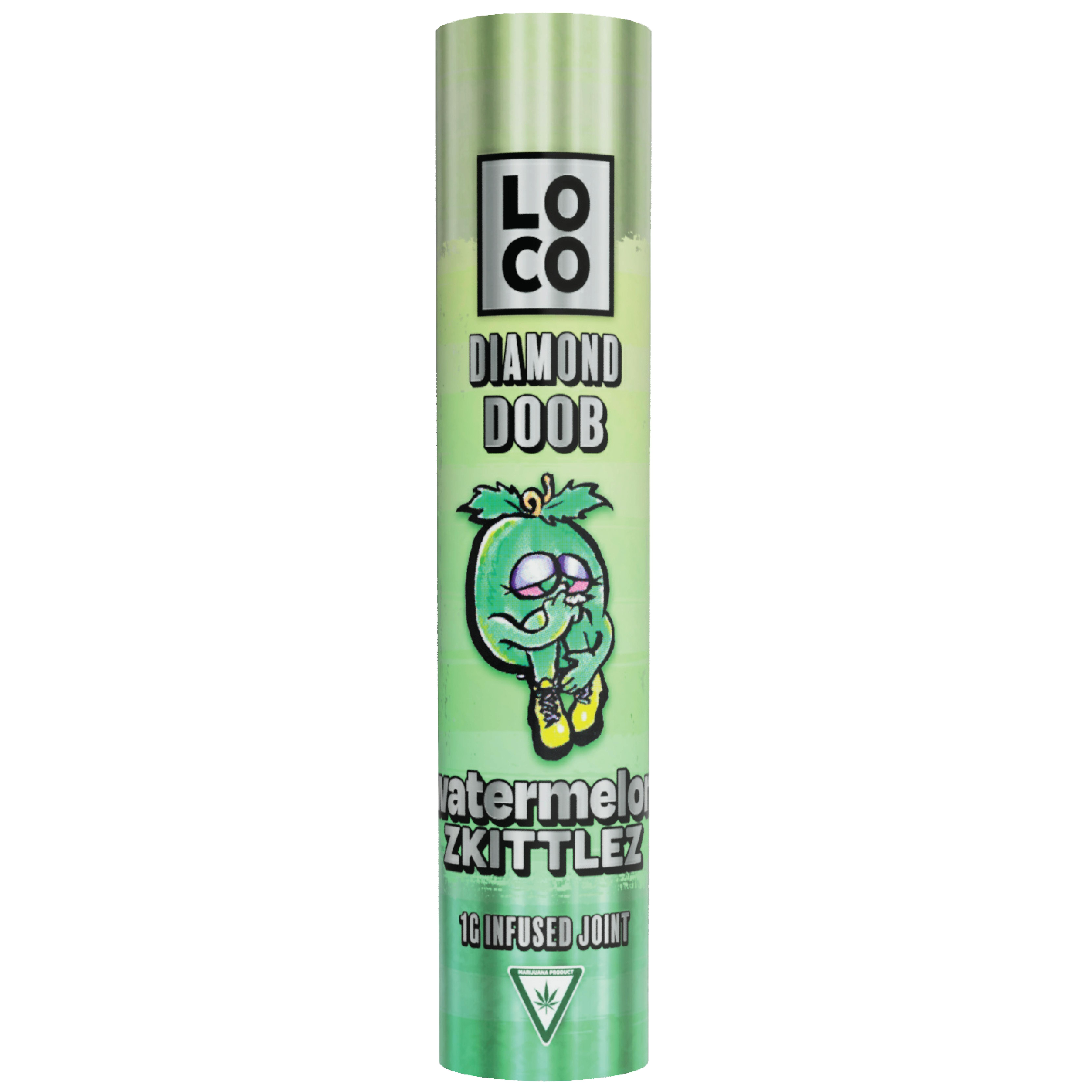 LOCO Infused Pre-roll - Watermelon Zkittles Diamond Doob - LOCO