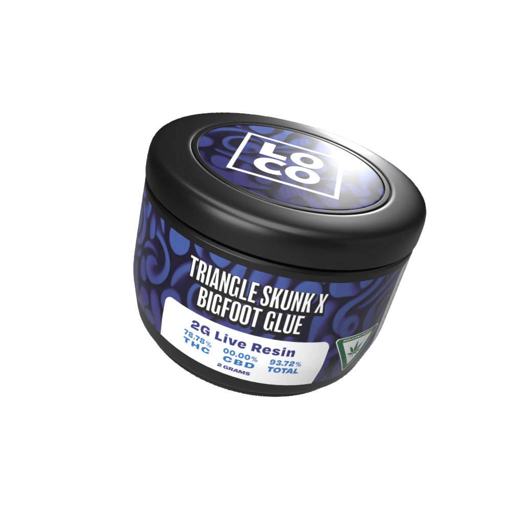 LOCO Live Resin 2g - Triangle Skunk x Bigfoot Glue - LOCO