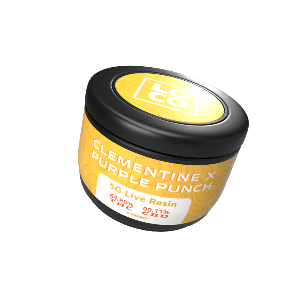 LOCO Live Resin 5g - Clementine x Purple Punch - LOCO