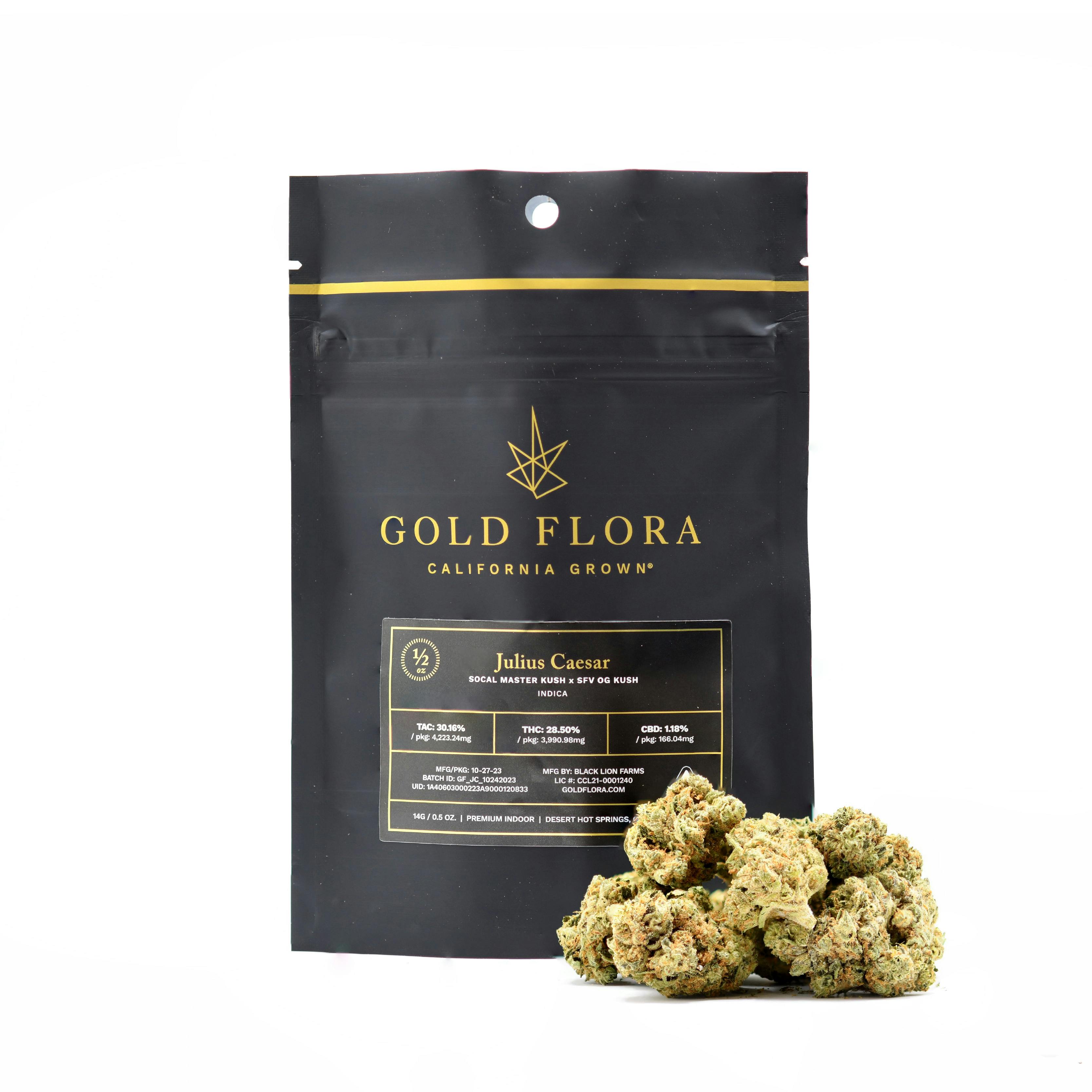 Julius Caesar 14g Flower - Gold Flora