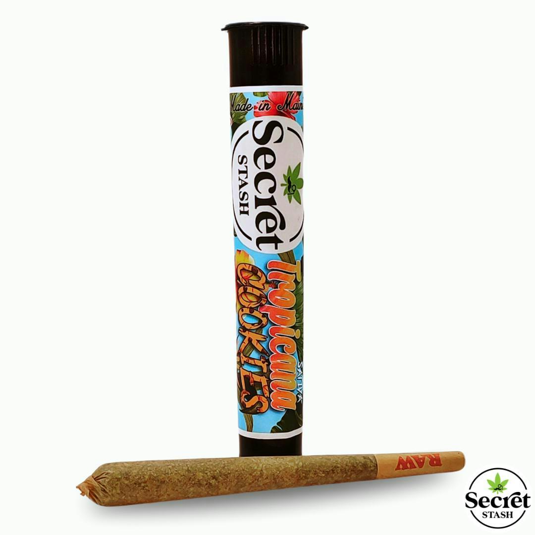 Secret Stash | Full Bud Pre Roll | Tropicana Cookies | 1.2g - Secret Stash
