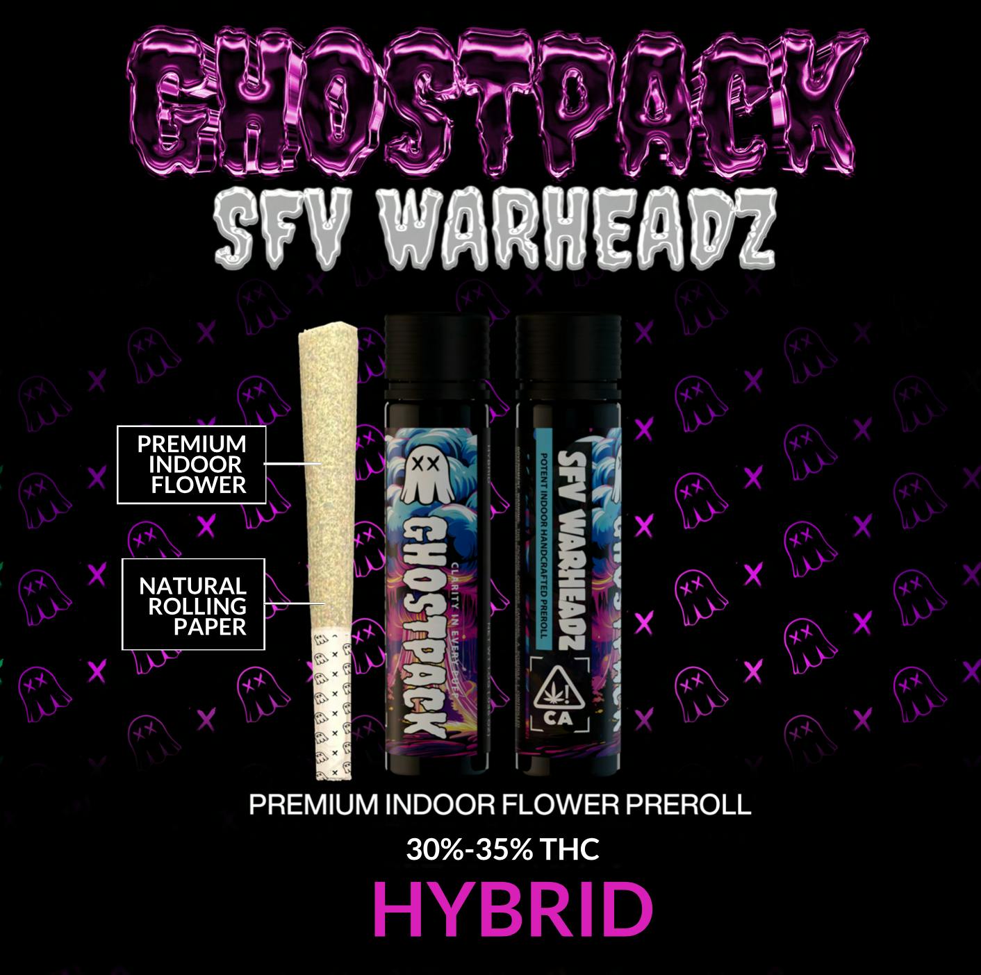 SFV Warheadz - 1G Pre Roll - Ghostpack