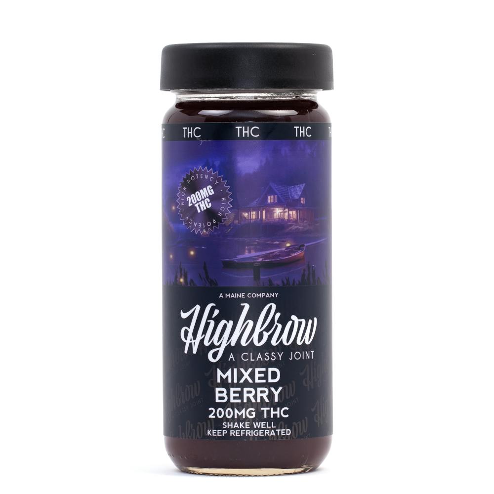 Highbrow Mixed Berry Drink 200mg - Medical - Highbrow