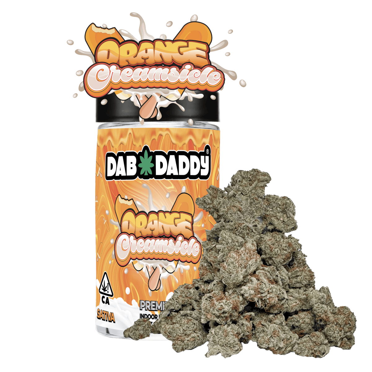 Orange Creamsicle Flower Dab Daddy® 14g Premium Indoor Flower - Exotic ...