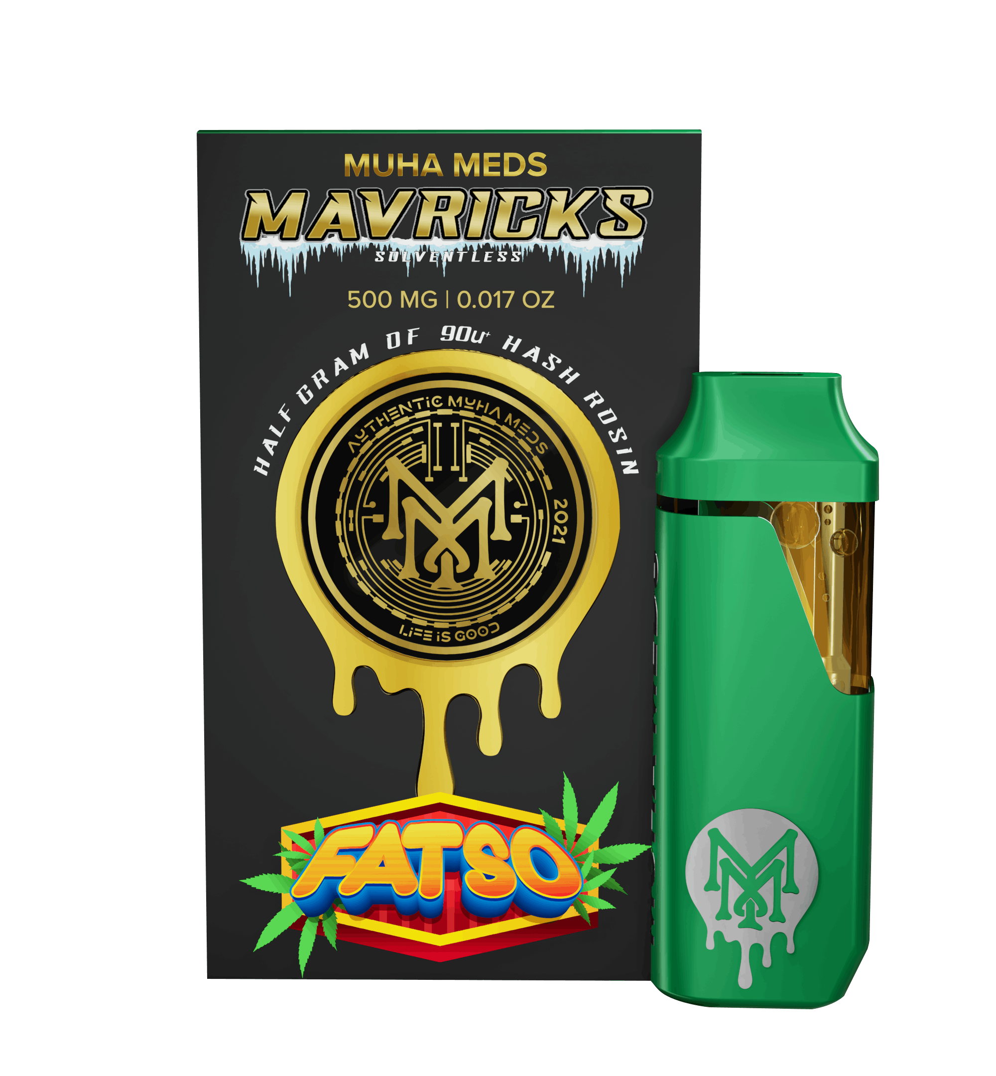 Fatso Hash Rosin Disposable - Muha Meds