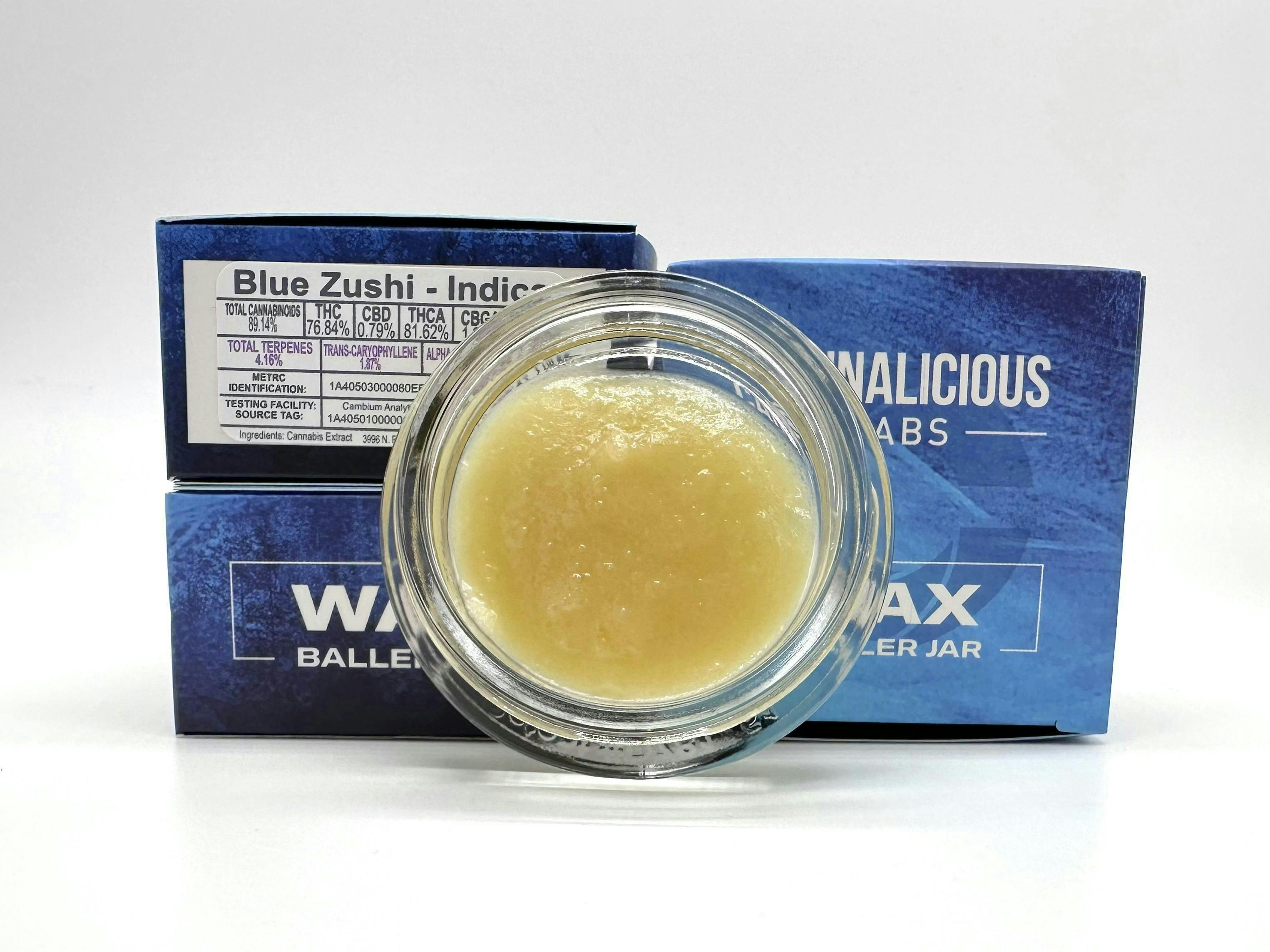 Blue Zushi Wax - Indica - Cannalicious Labs