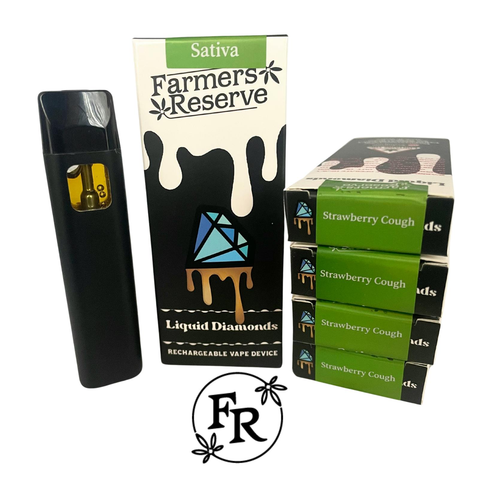 Strawberry Cough- Liquid Diamonds Disposable 1G - Farmers Reserve