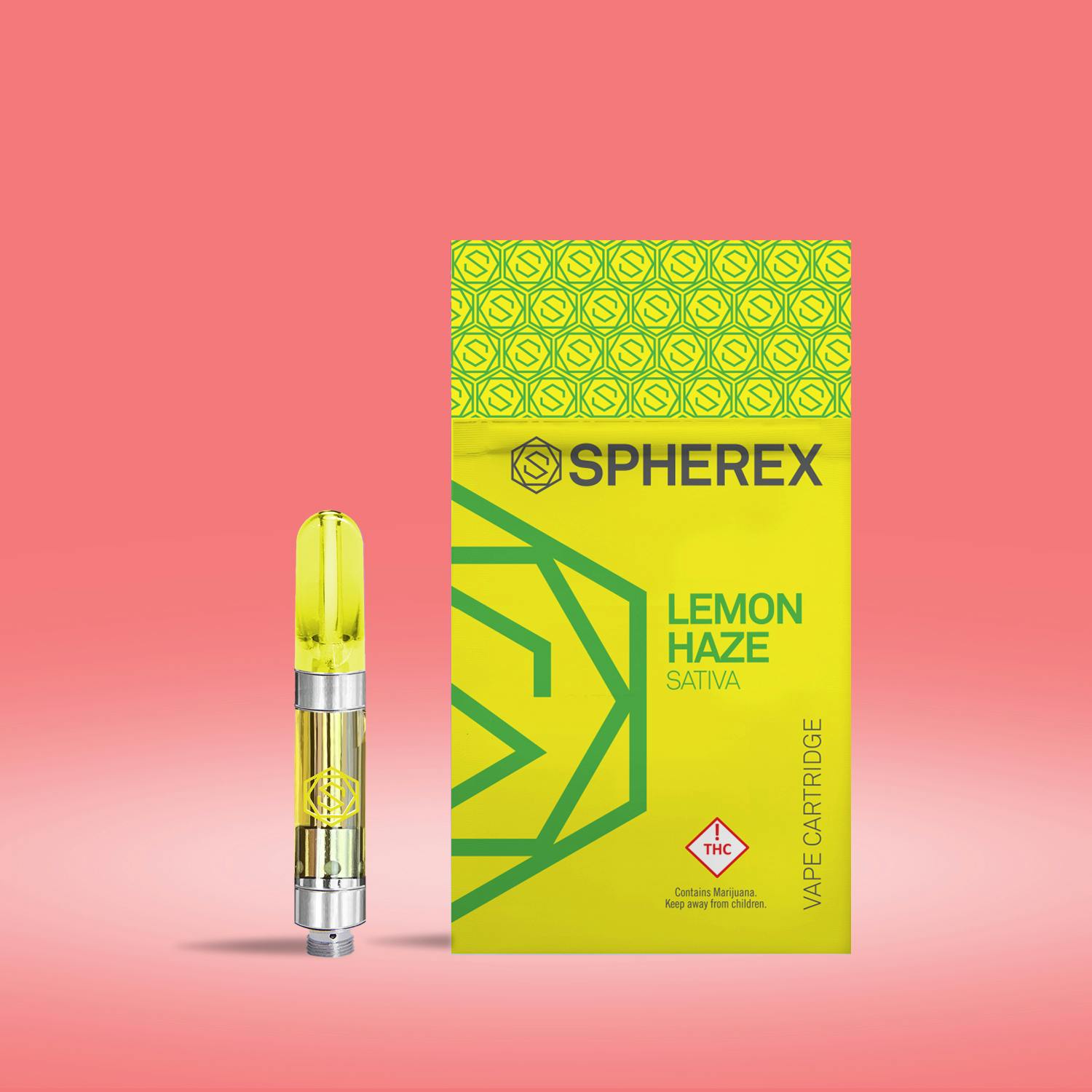 Lemon Haze Distillate Vape - 1g - Spherex