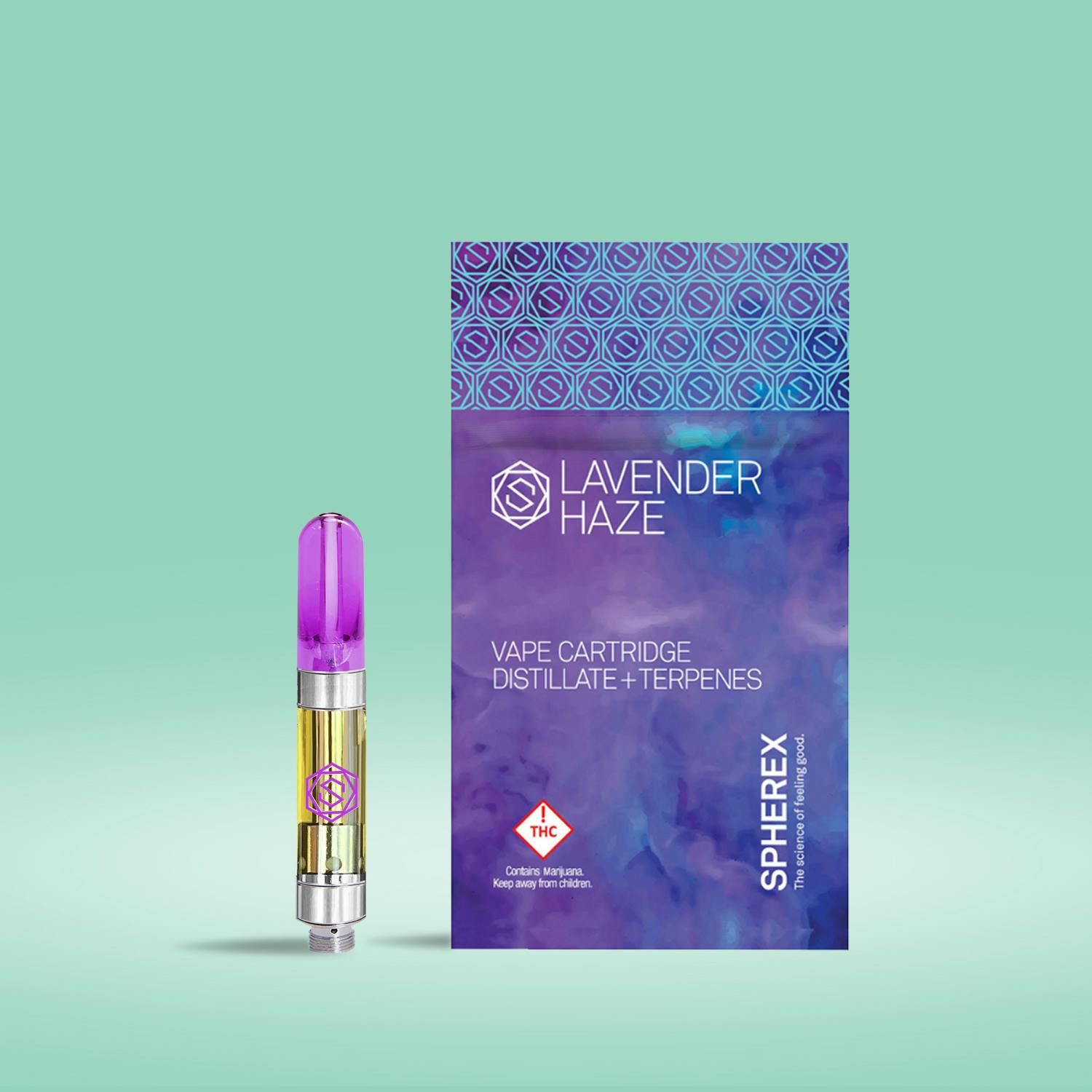 Lavender Haze Distillate Vape - 1g - Spherex
