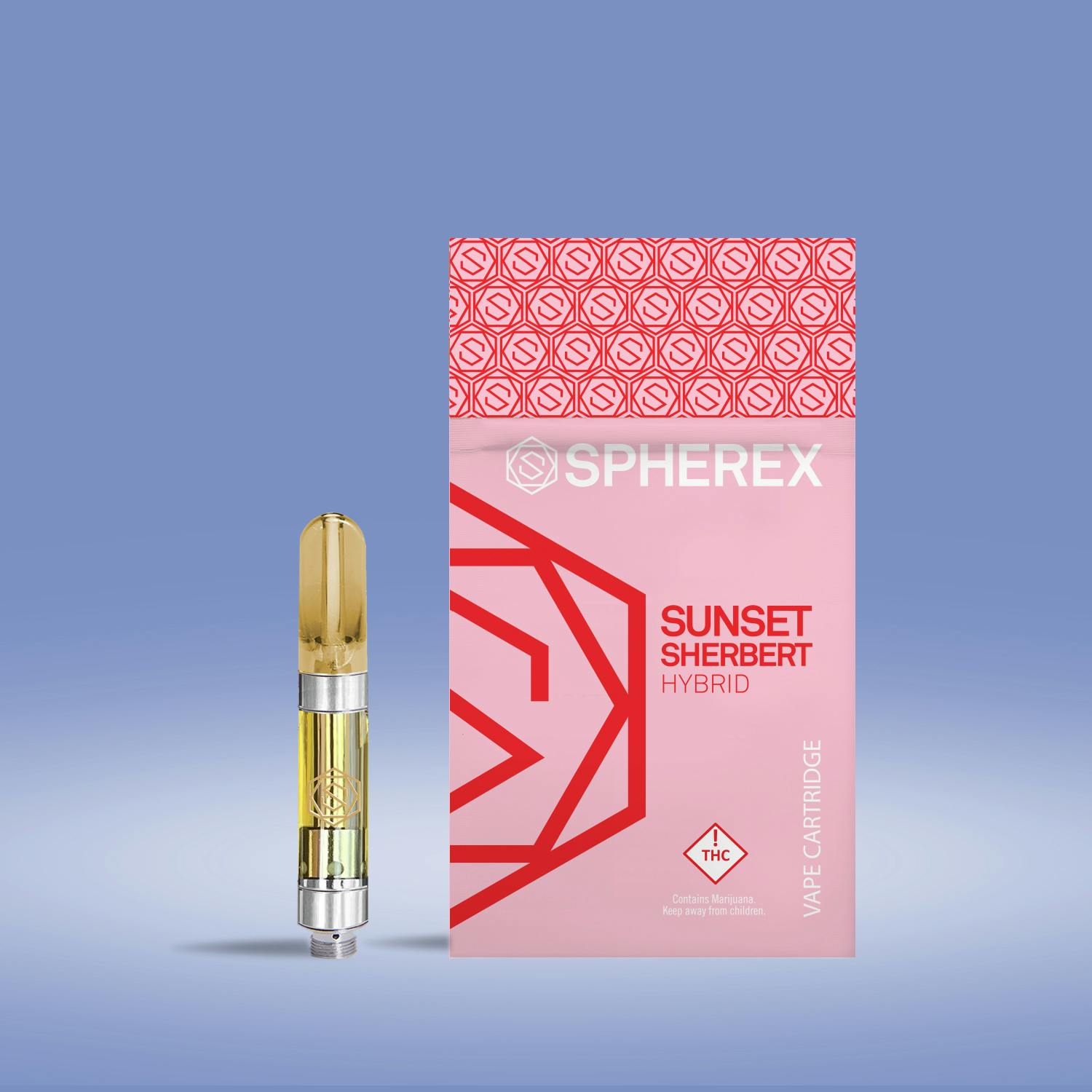 Sunset Sherbert Distillate Vape - 1g - Spherex