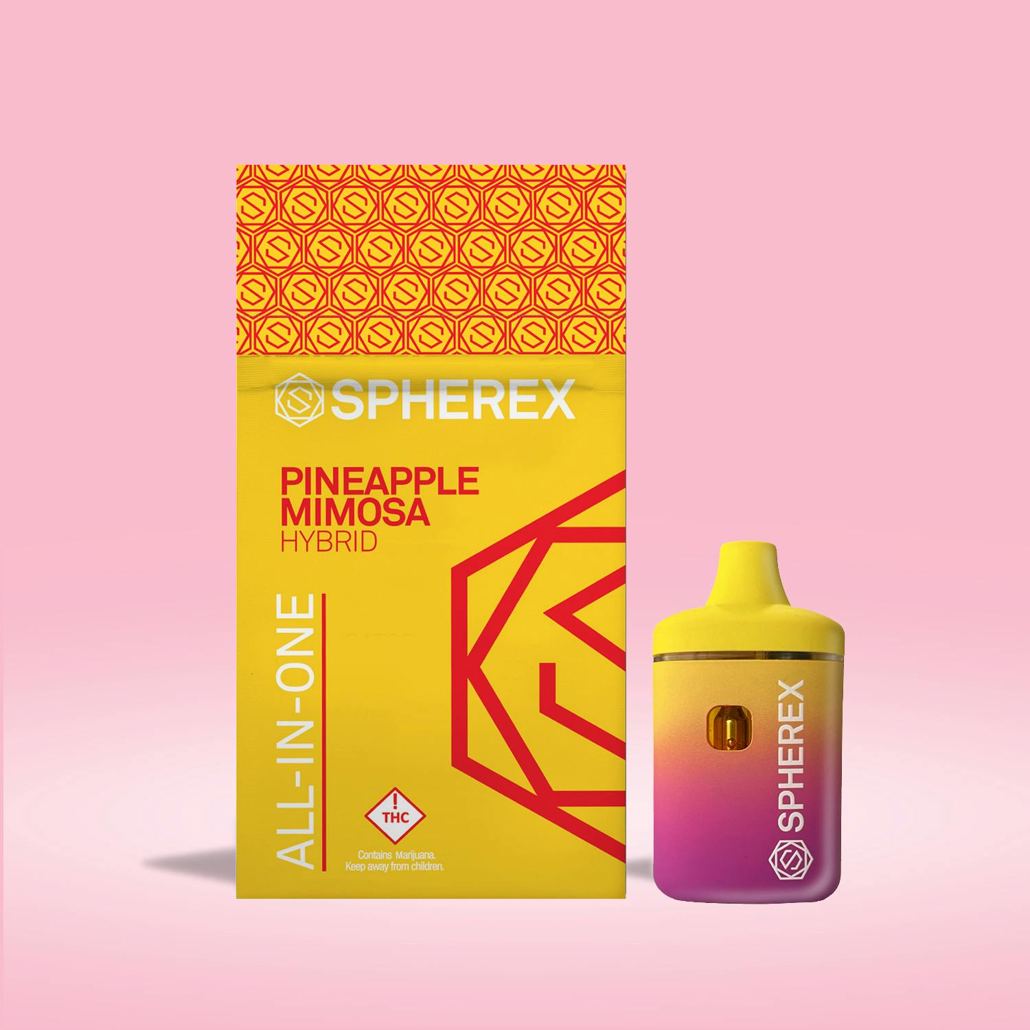 Pineapple Mimosa All-in-One Vape - 1g AIO Mini - Spherex