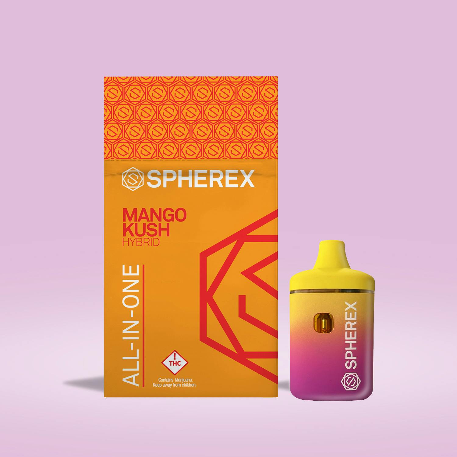 Mango Kush All-In-One Vape - 1g AIO Mini - Spherex